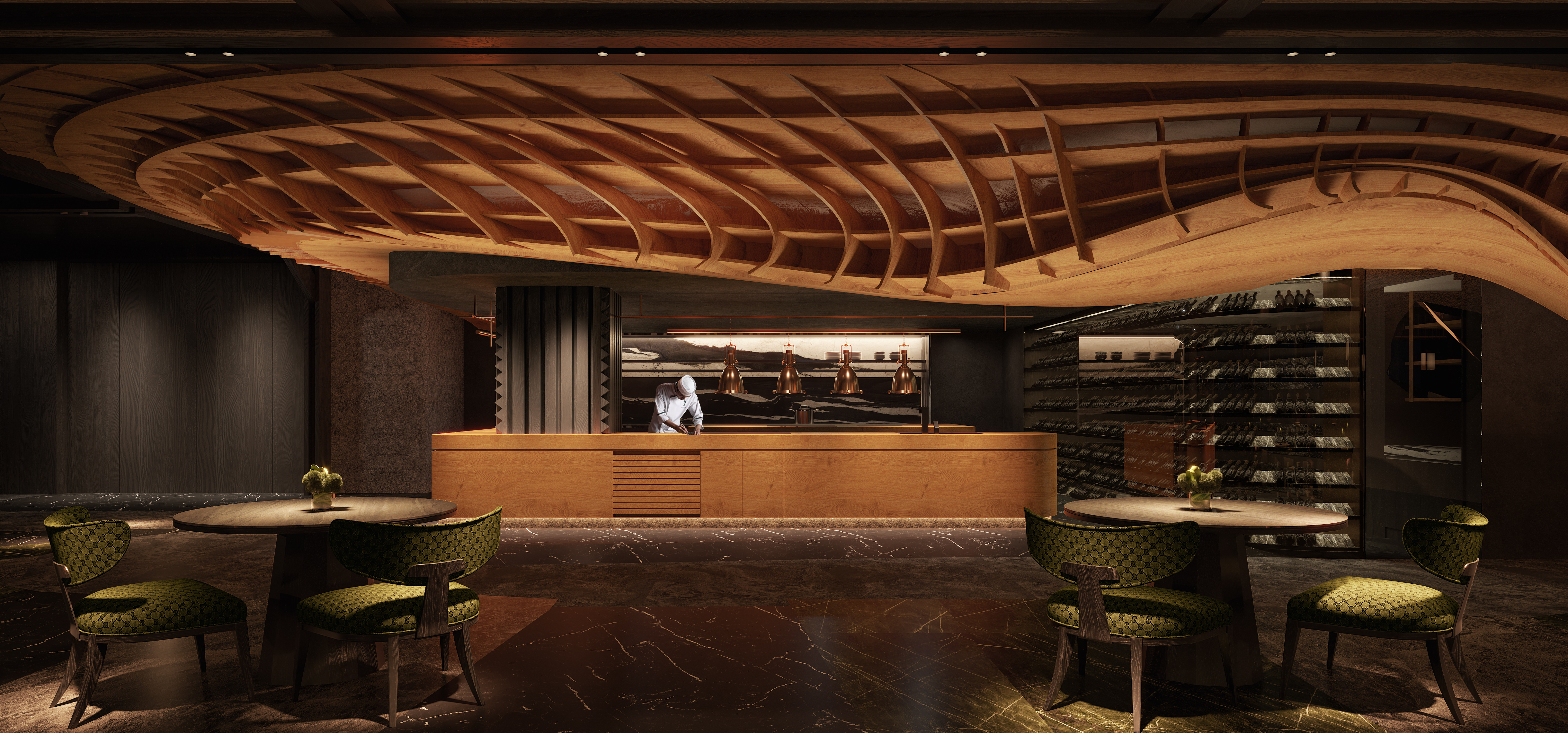 Swedish Michelin three-star chef restaurant by URO Design Concepts ...