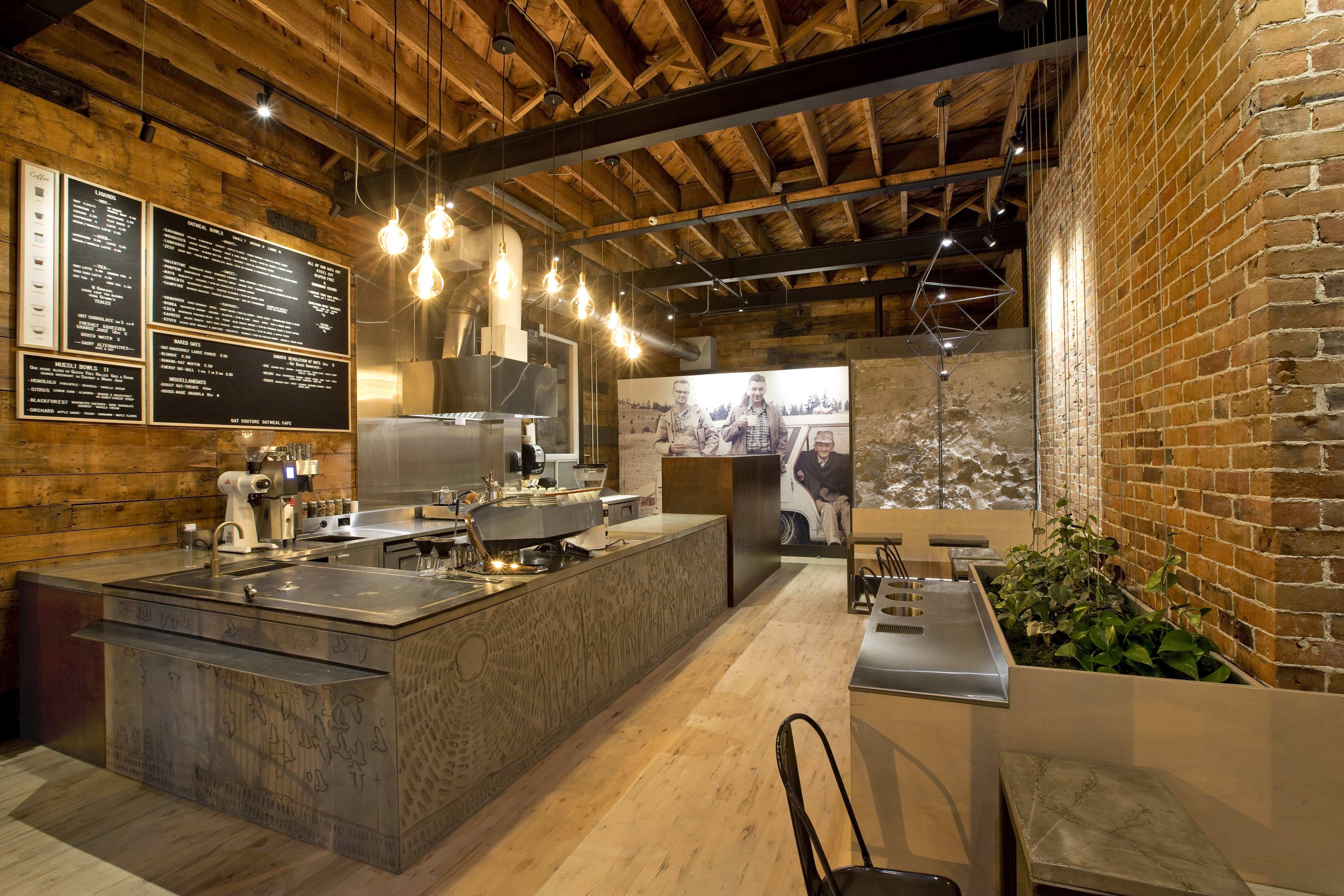 Oat Couture Oatmeal Café by Felt Spaces Design - Architizer