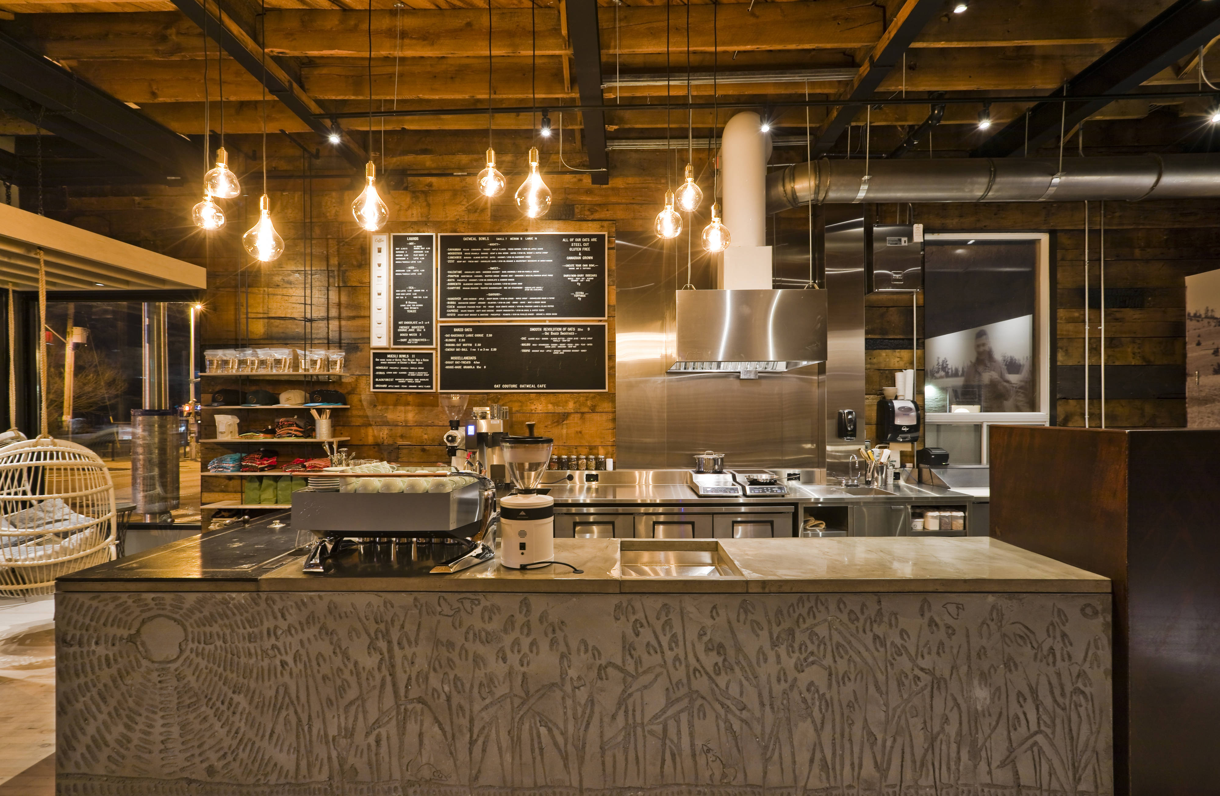 Oat Couture Oatmeal Café by Felt Spaces Design - Architizer