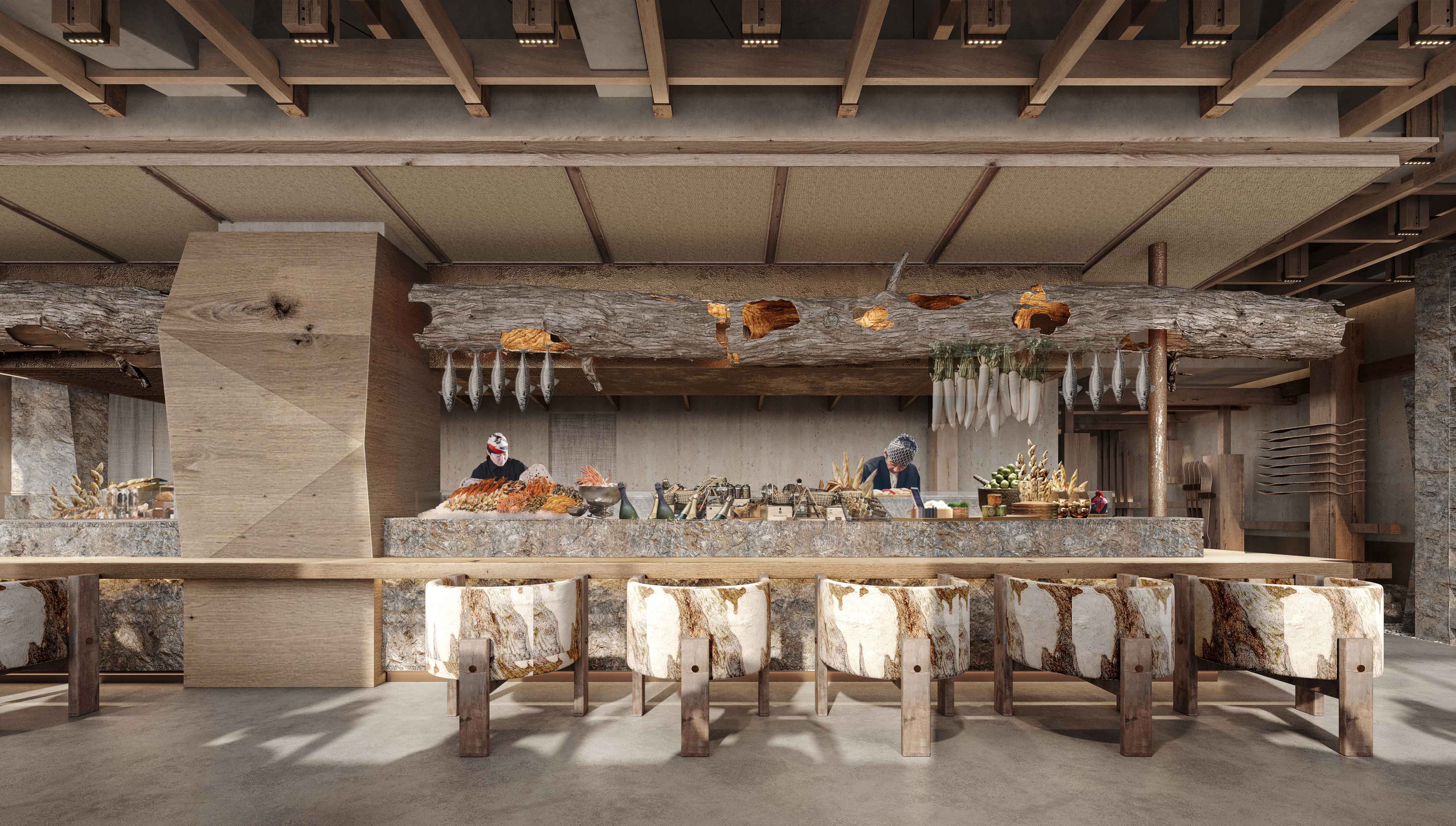 ROBATAYAKI MICHELIN CHEF RESTAURANT by URO Design Concepts - Architizer