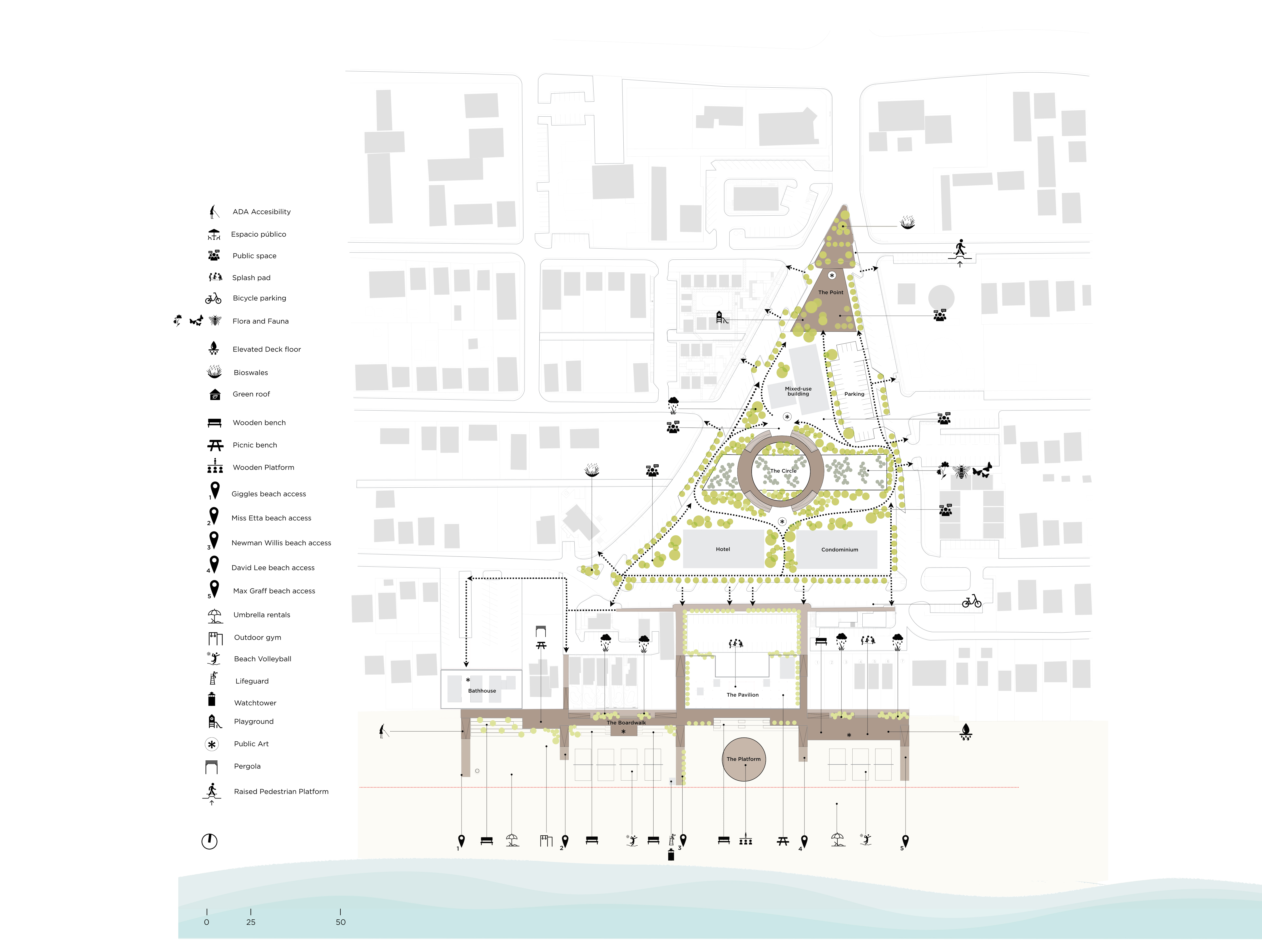 The Circle-Atlantic Beach Boardwalk_Honorable mention by Isturain+Sam ...