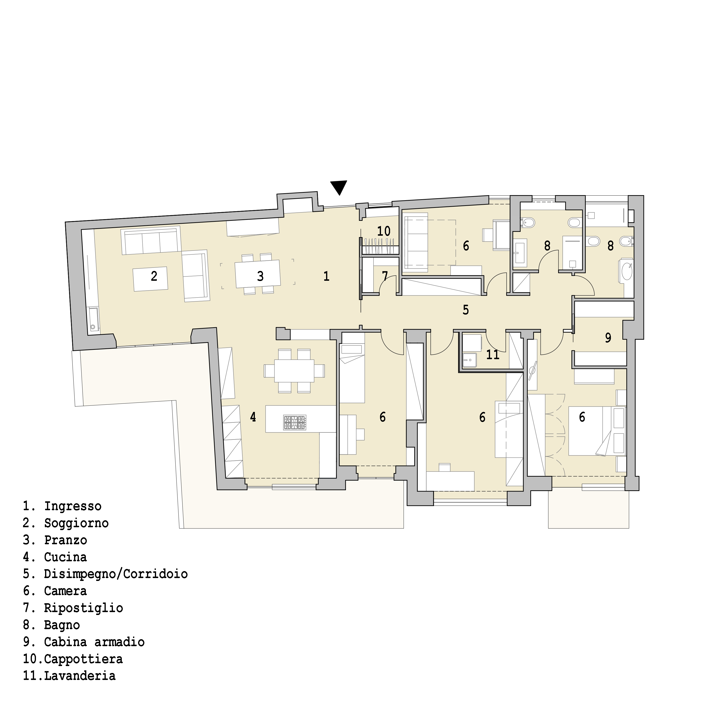 Appartamento in Roma – Parco Scott by Borgo Architetti - Architizer