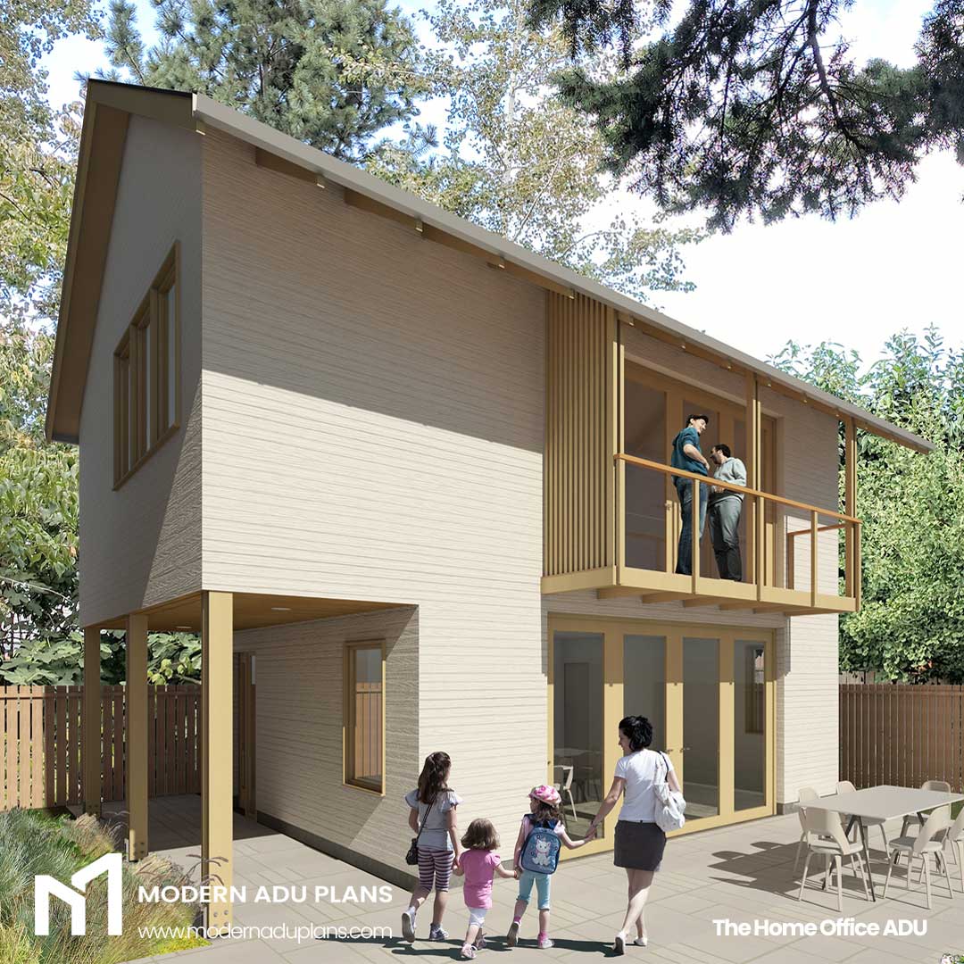 The Home-Office ADU by Modern ADU Plans - Architizer