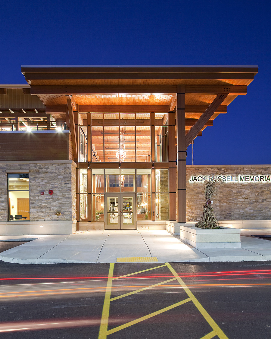 Jack Russell Memorial Library by Plunkett Raysich Architects - Architizer