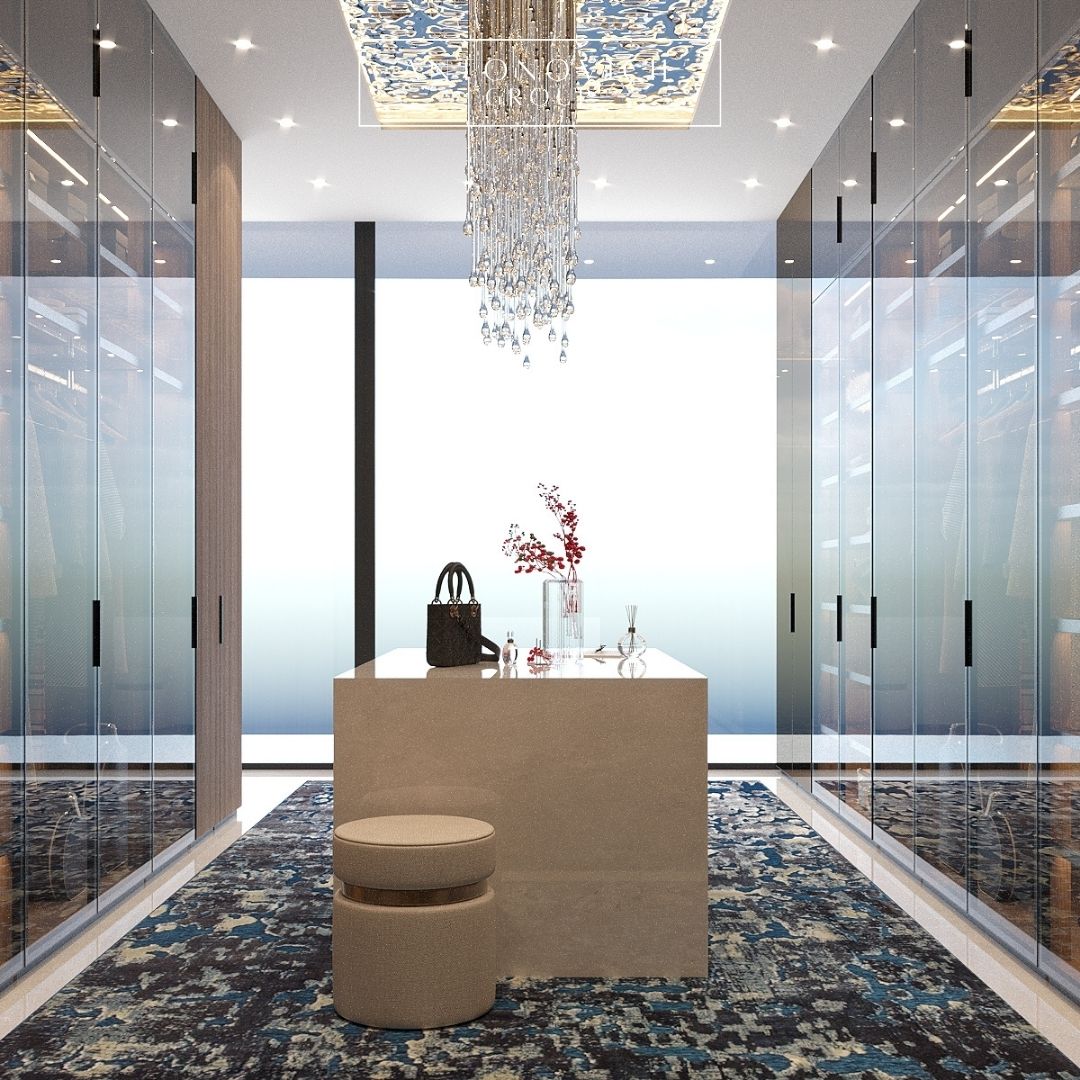 Bespoke Joinery Solution for Luxury Dressing Room Interior Design by ...