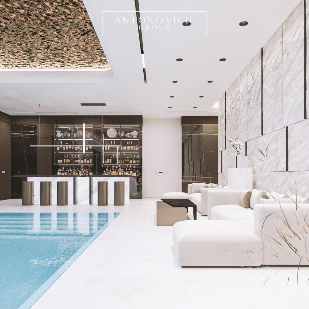 Aquatic Opulence: Antonovich Group's Indoor Swimming Pool Design & Fit ...