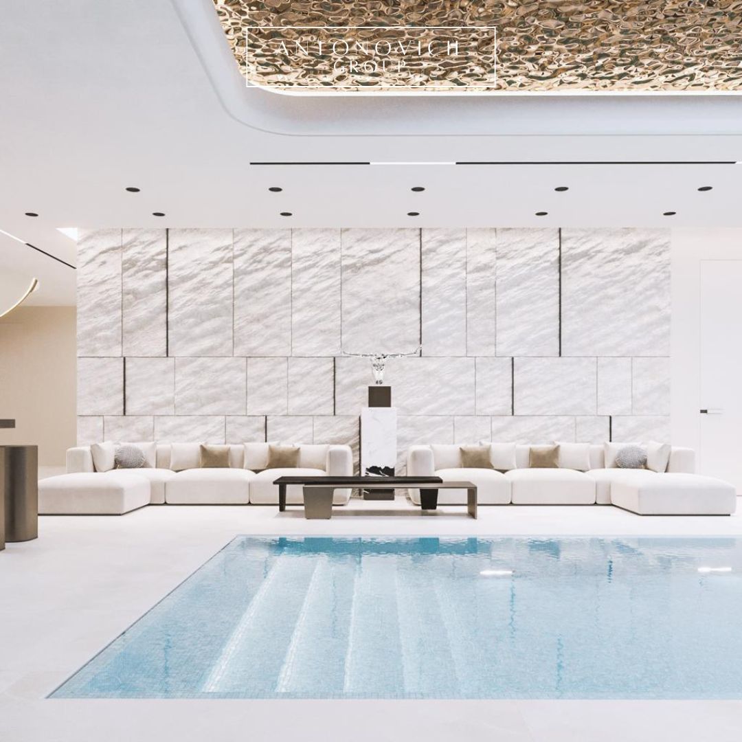 Aquatic Opulence: Antonovich Group's Indoor Swimming Pool Design & Fit ...