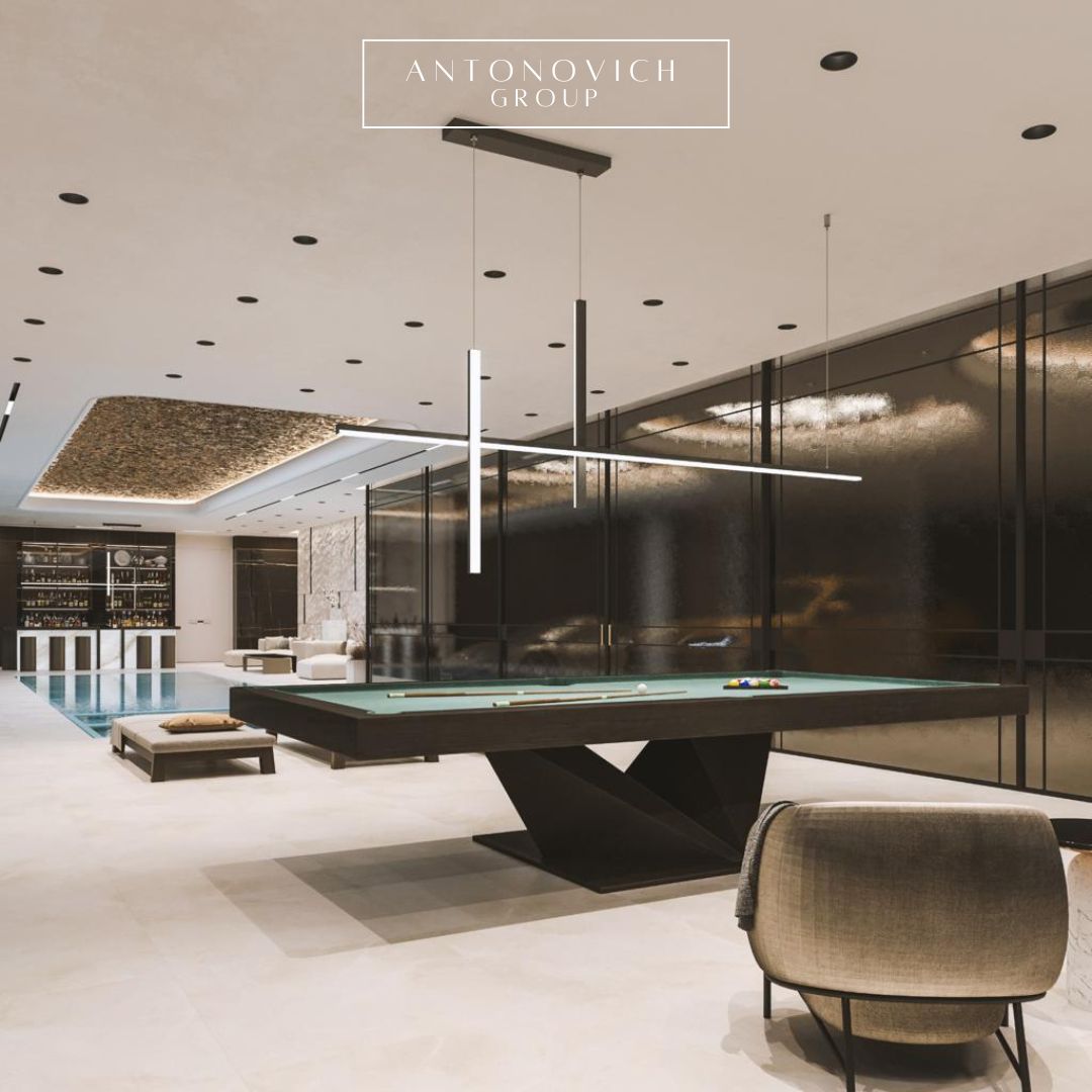 Aquatic Opulence: Antonovich Group's Indoor Swimming Pool Design & Fit ...