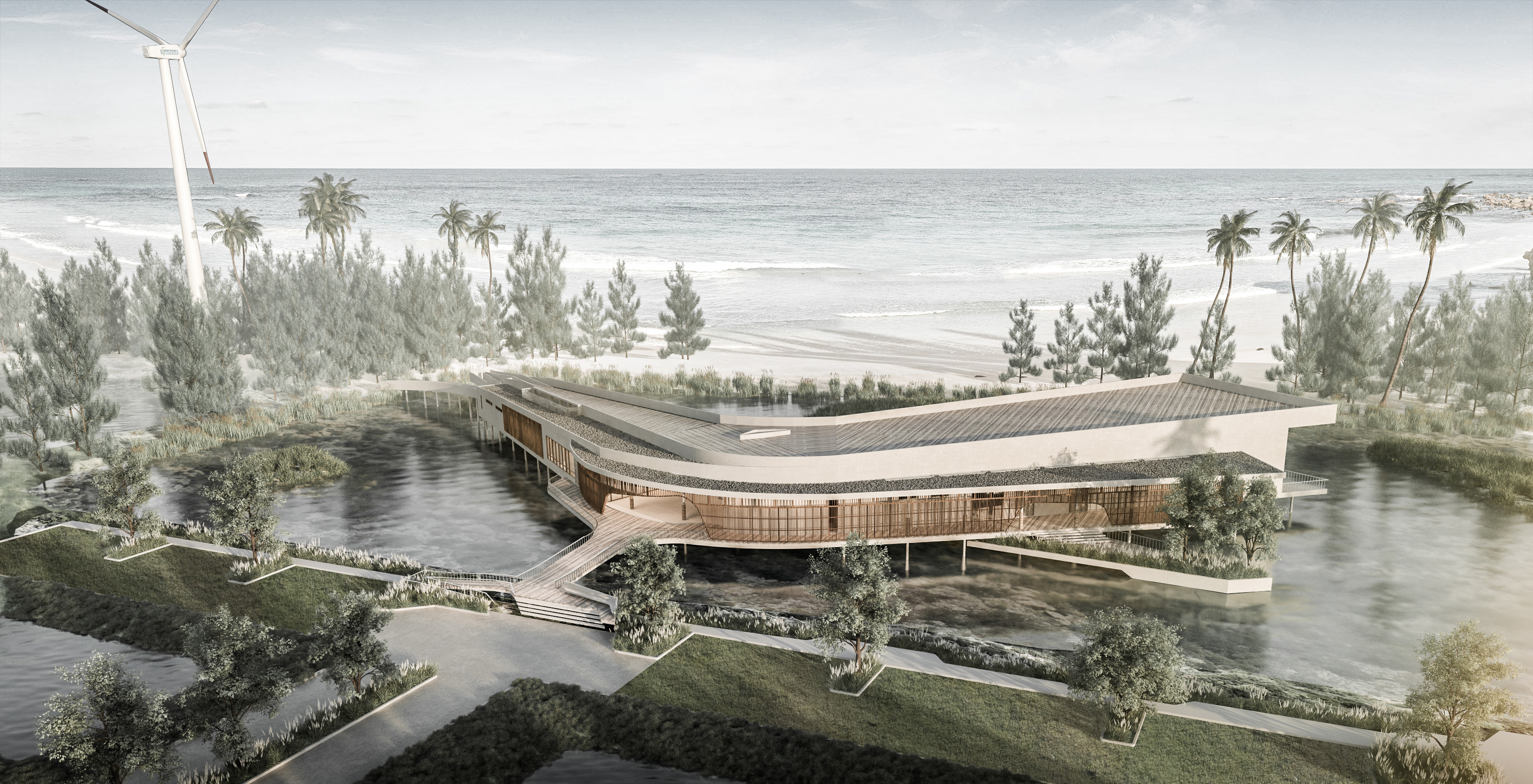 Pak Phanang Wind Park Community Center by Vaslab Architecture - Architizer