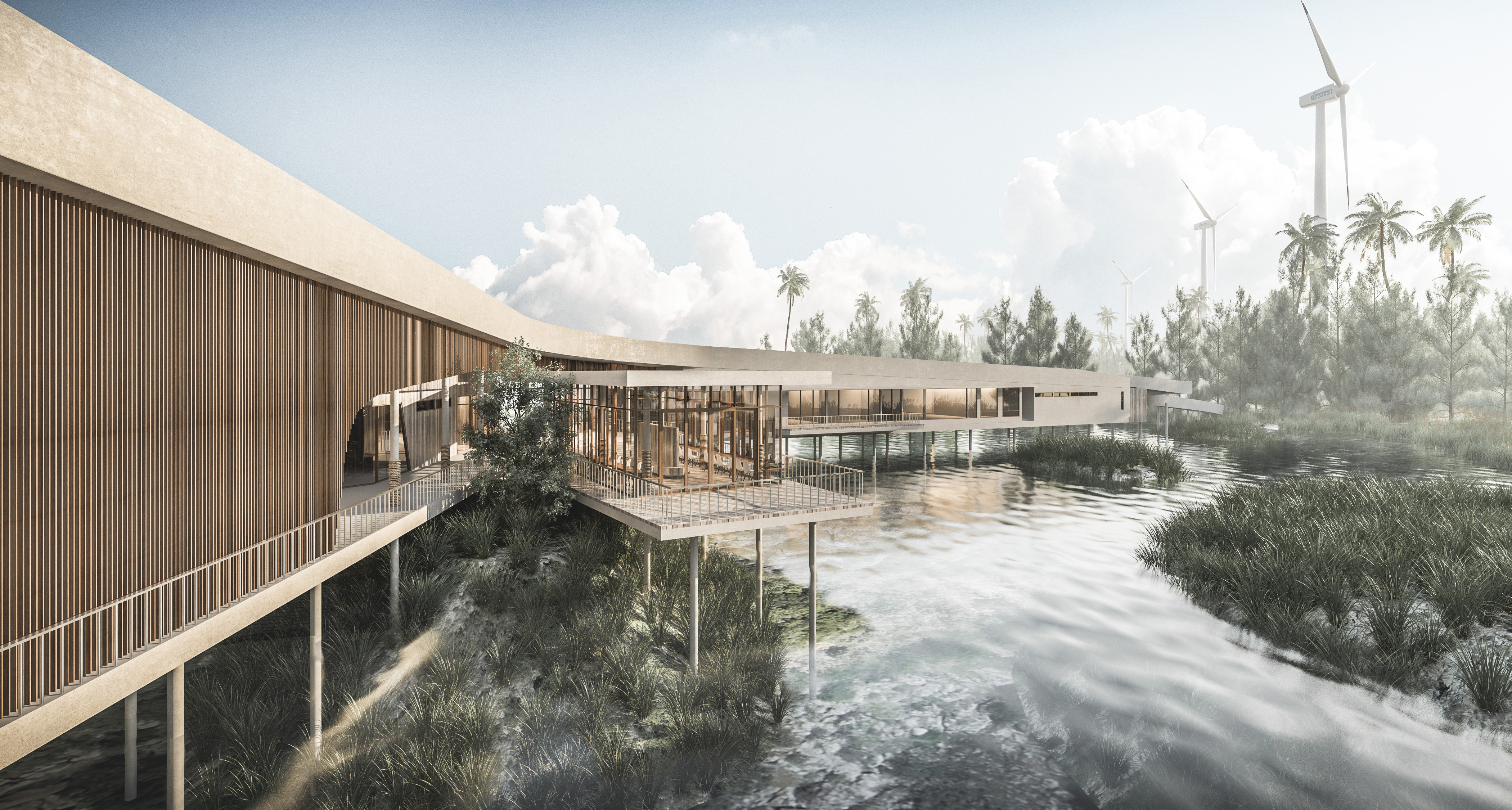 Pak Phanang Wind Park Community Center by Vaslab Architecture - Architizer