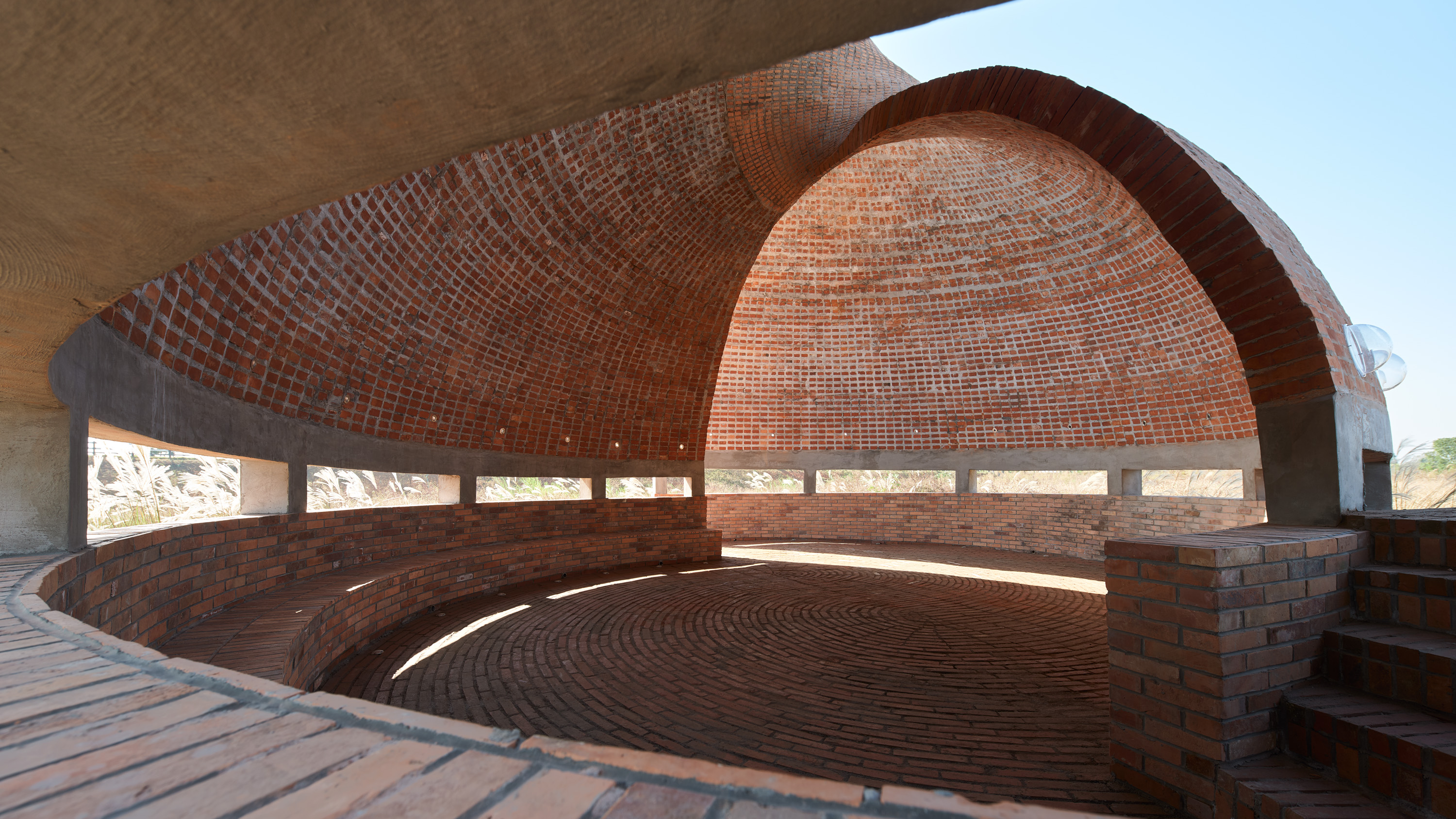 Twisted Brick Shell Concept Library by HCCH Studio - Architizer