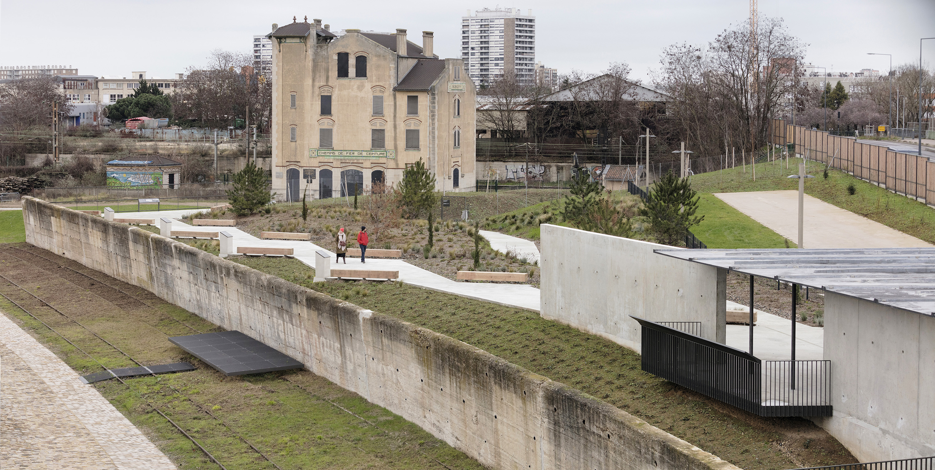 Former deportation station of Bobigny by OKRA landscape architects ...