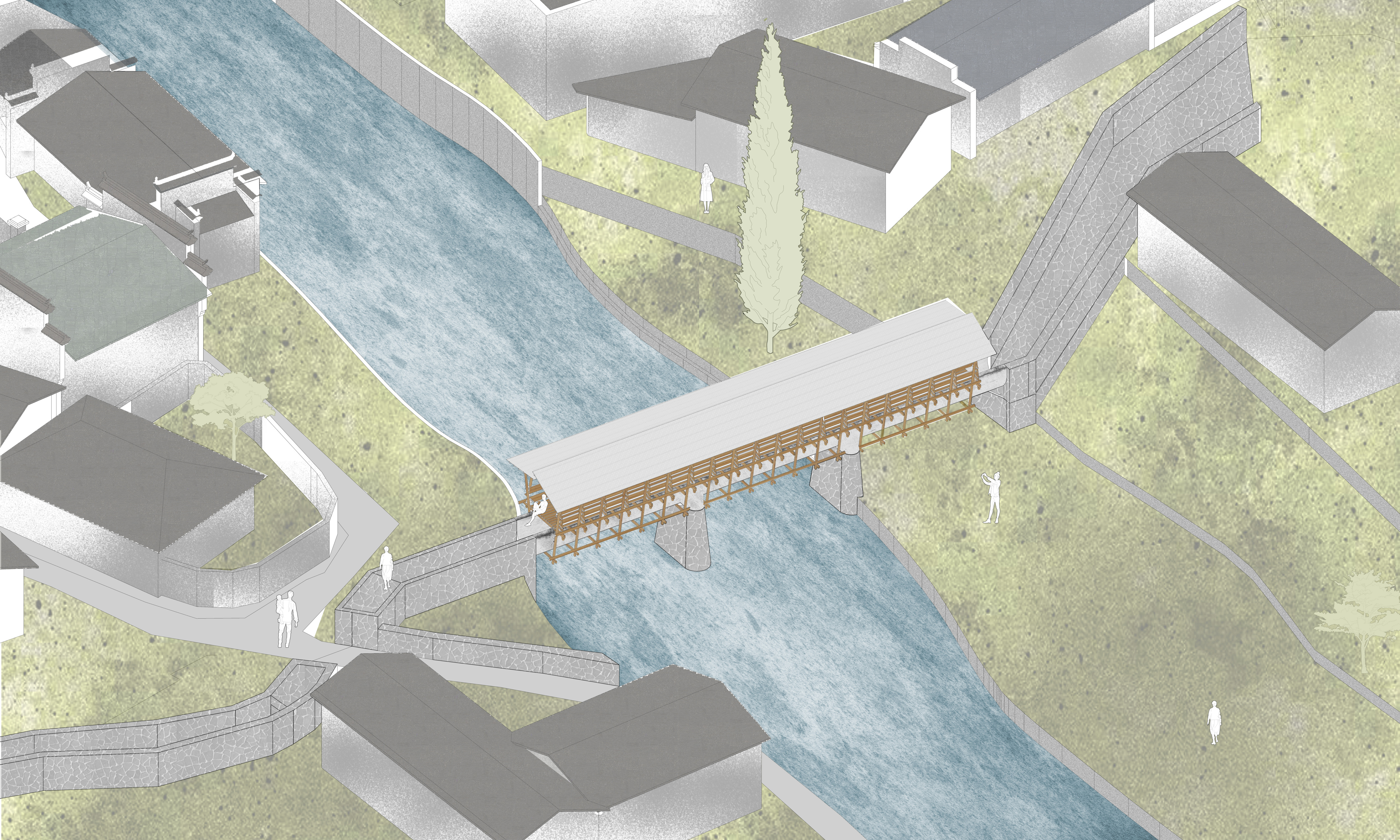 FW JI·Covered Bridge on Aqueduct by IARA - Architizer