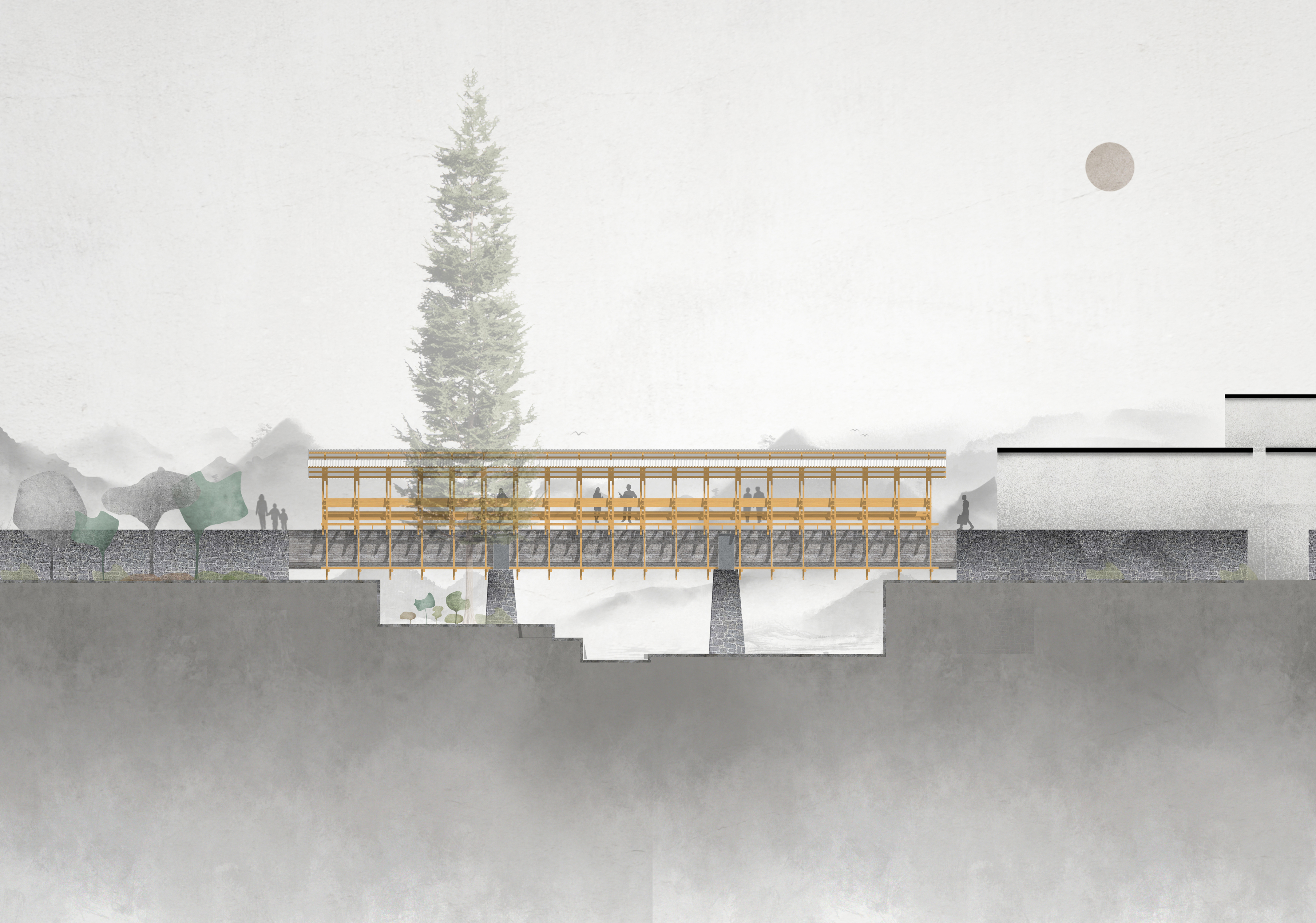 FW JI·Covered Bridge on Aqueduct by IARA - Architizer