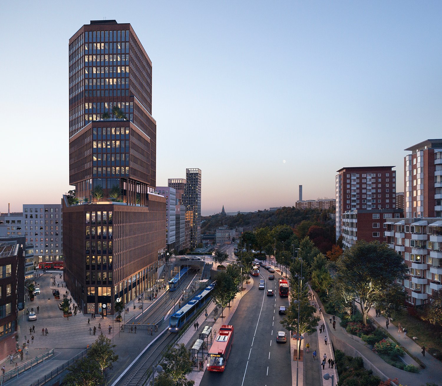 Sickla Central by Kanozi Arkitekter - Architizer