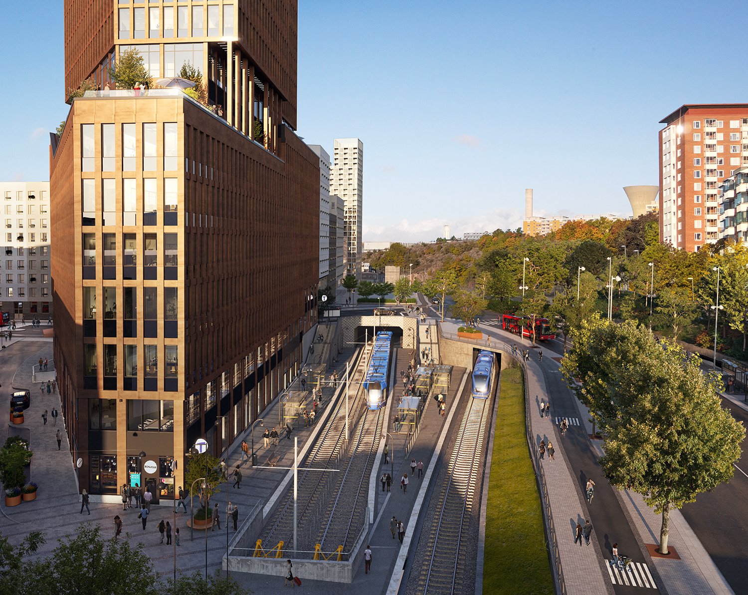 Sickla station house by Kanozi Arkitekter - Architizer