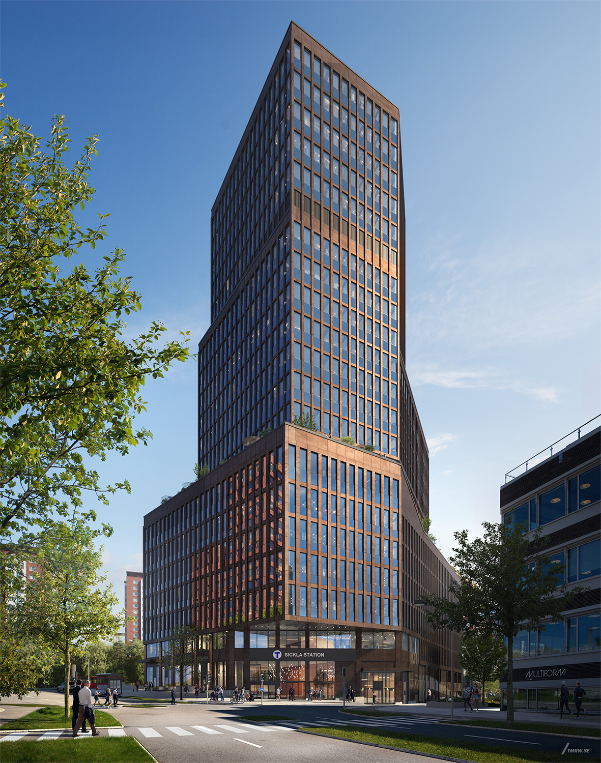 Sickla Central by Kanozi Arkitekter - Architizer