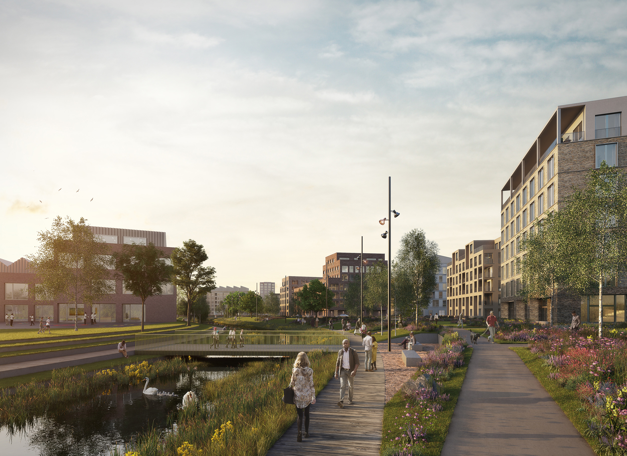 Meridian Water by OKRA landscape architects - Architizer