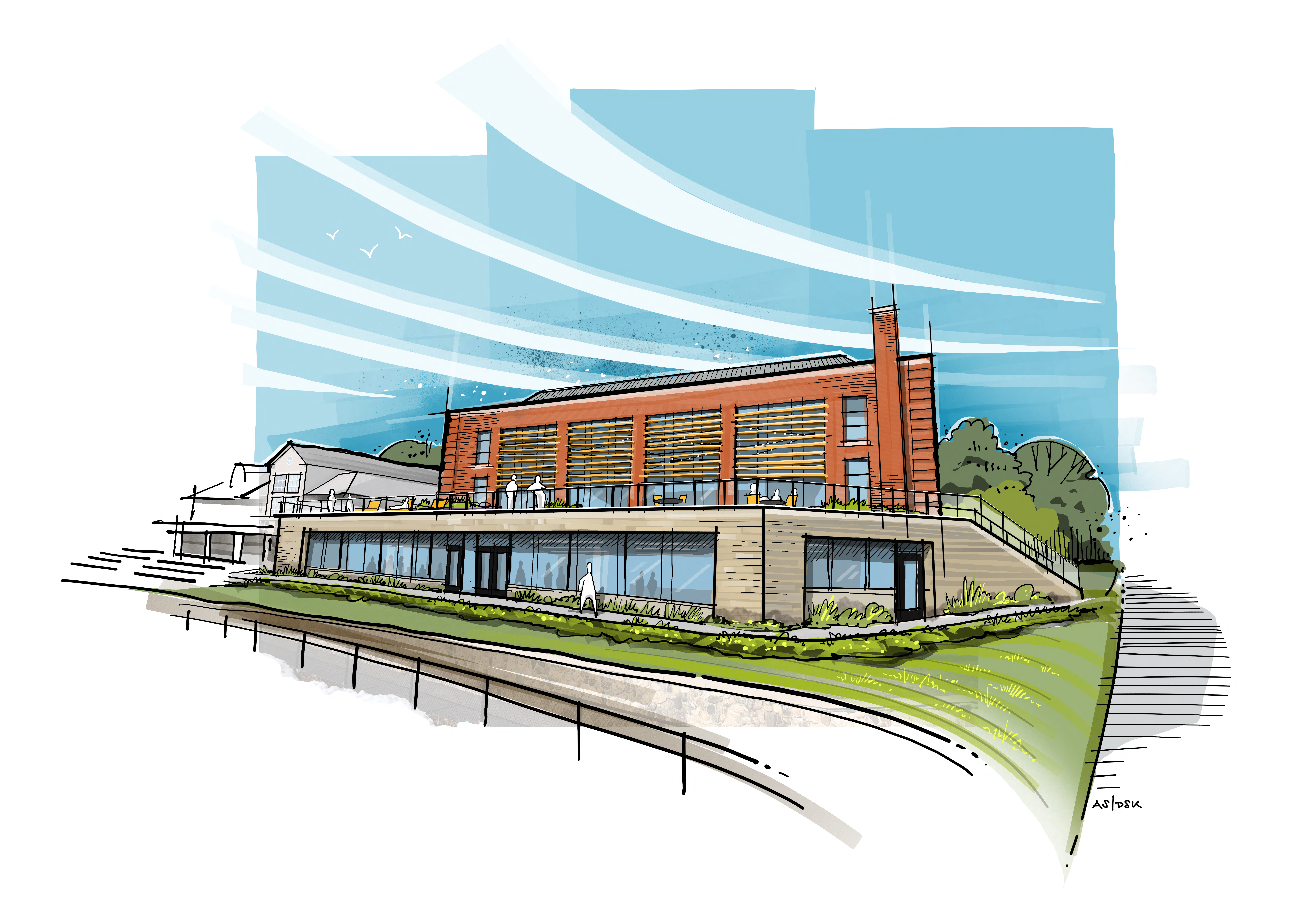 Brewster Academy: Grayson Student Center by studioDSK - Architizer