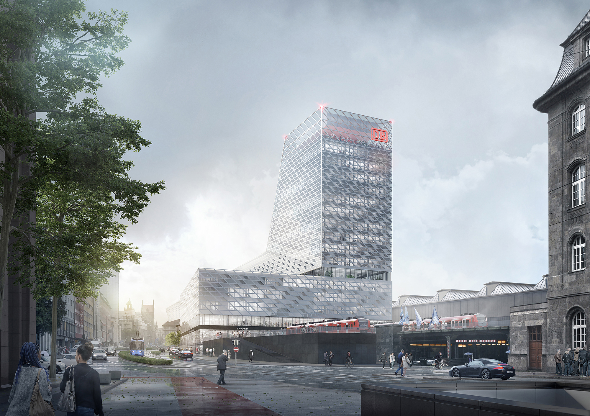New Central Station Munich by Auer Weber - Architizer