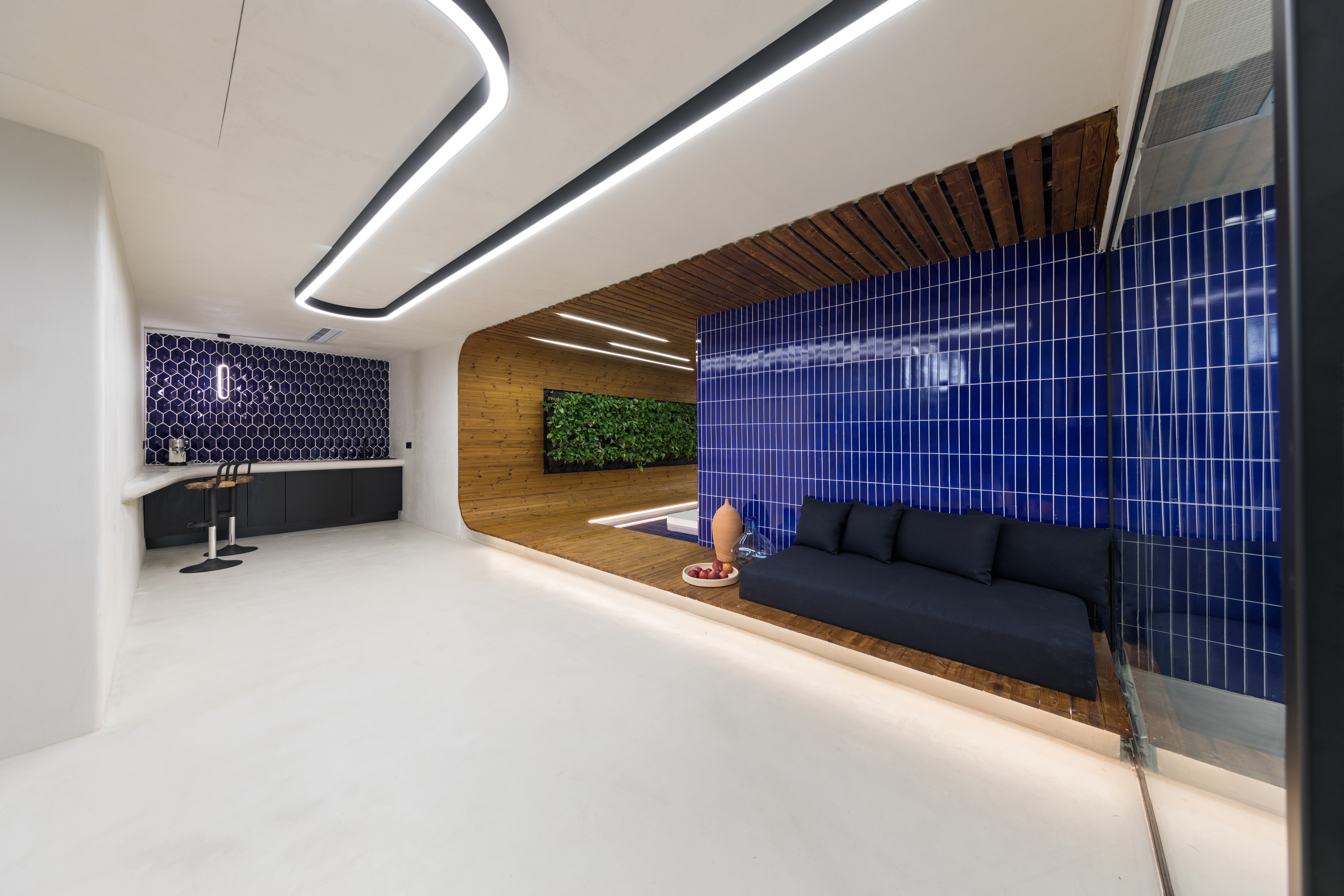 The Blue Line Apartment by Asooarch Company - Architizer