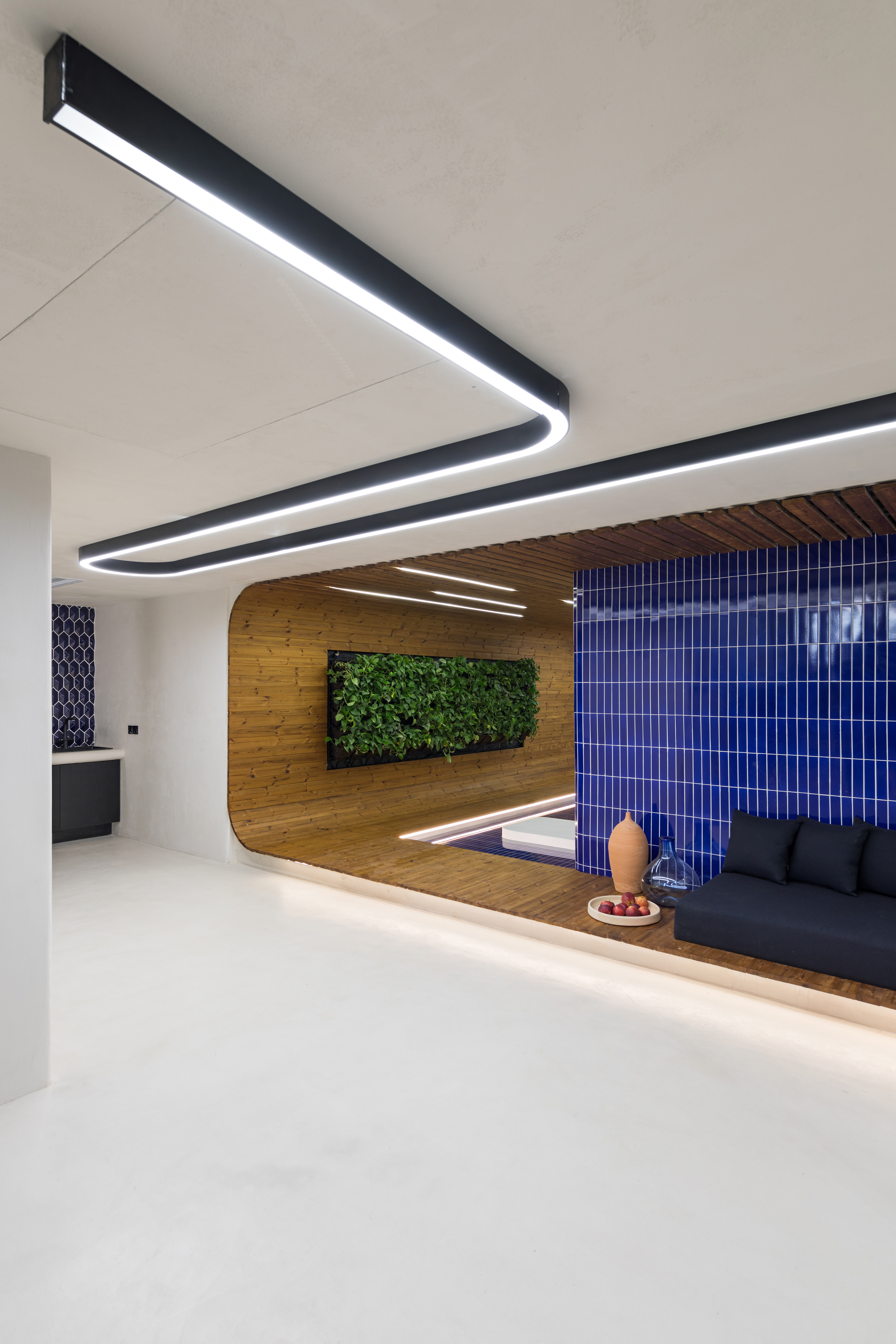 The Blue Line Apartment by Asooarch Company - Architizer