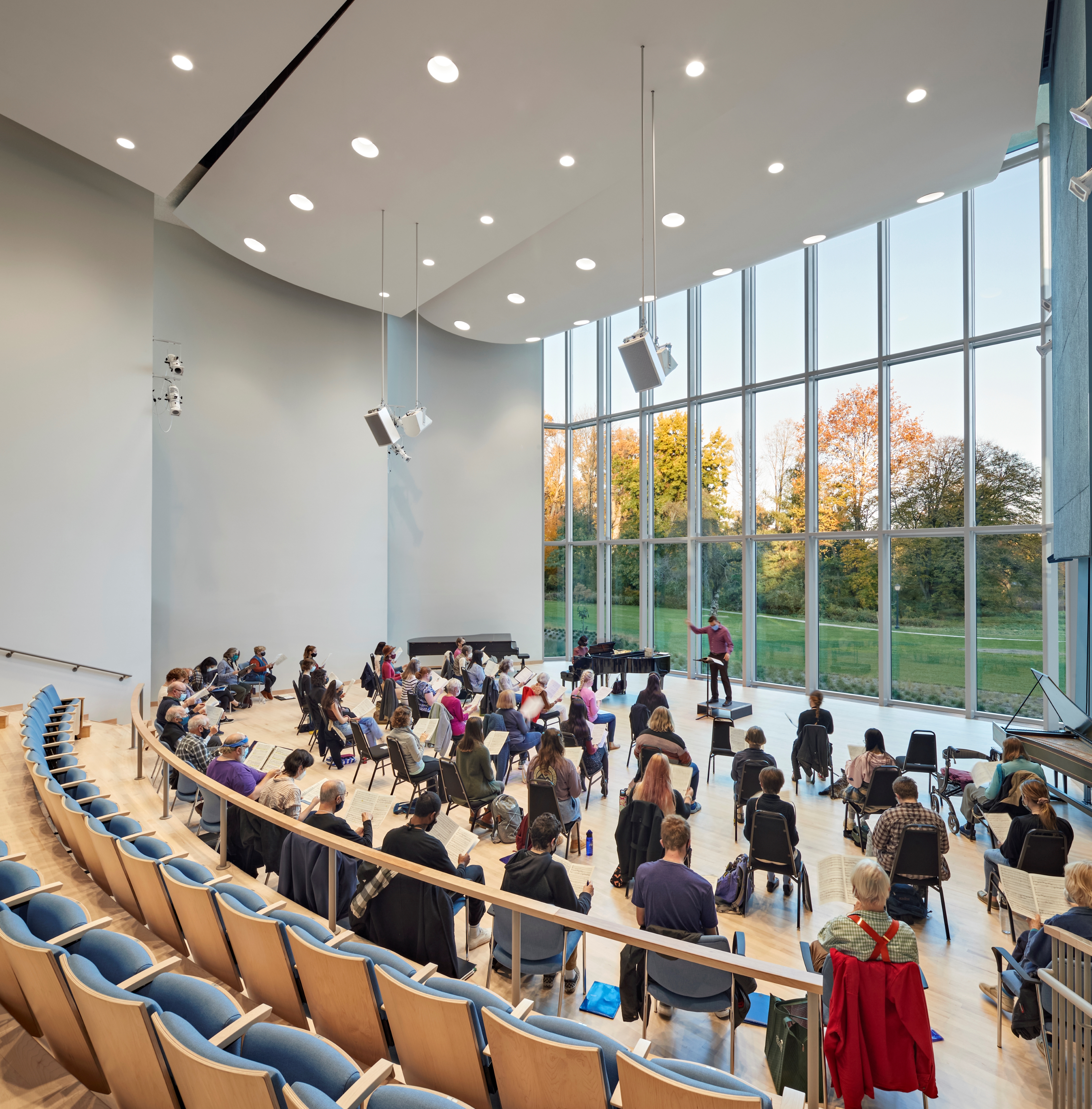 Jaharis Recital Hall and Roberts Music Building at Haverford College by ...