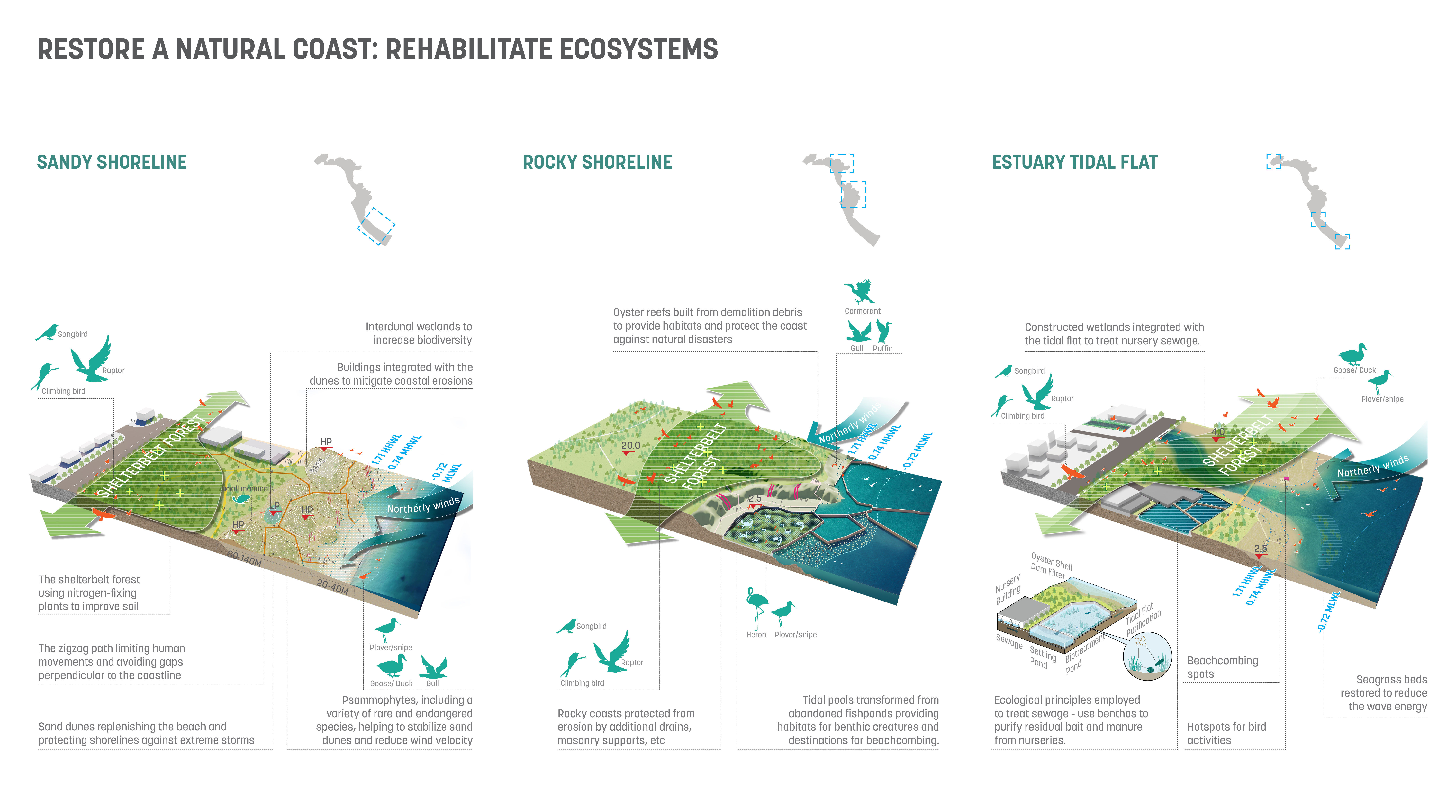 Idea 3926903: Huangshi Bay Coastal Park Master Plan by Sasaki in Yantai ...
