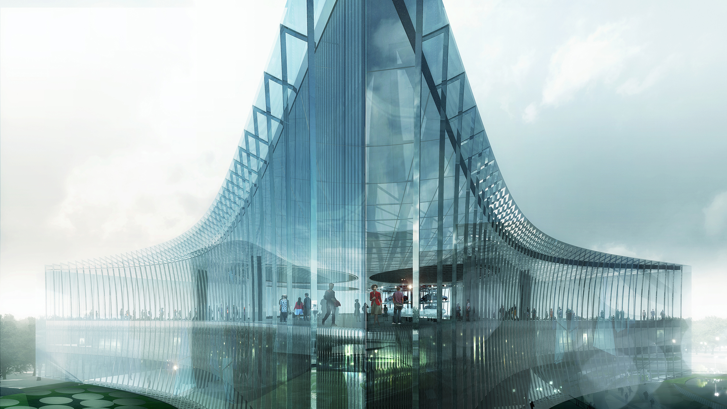 Mercedes-Benz Future Lab & Campus Extension by REX - Architizer