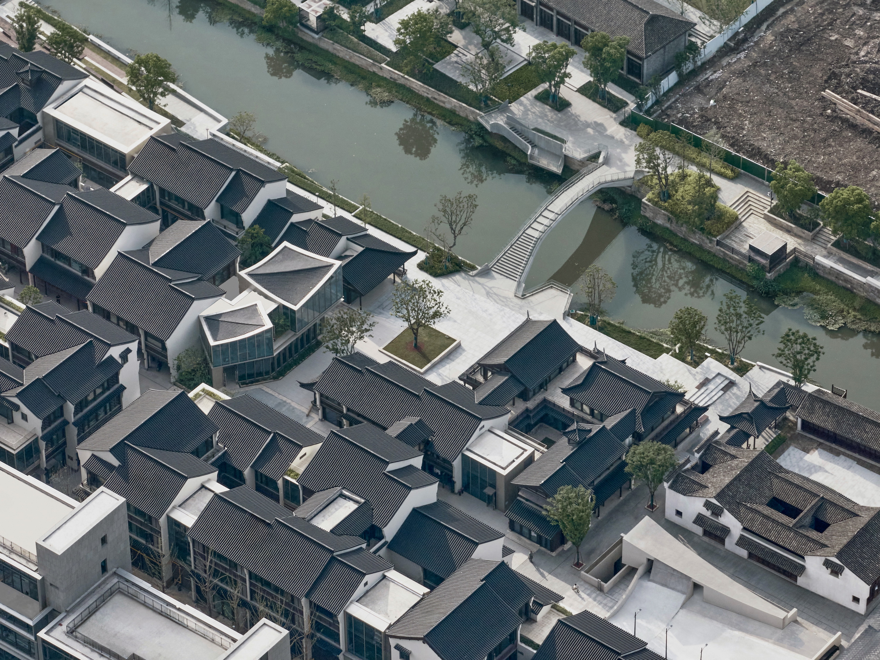 Lying Rainbow (Wohong) and Tranquil Wave (Pingbo) Bridges by GOA (Group of Architects) - Architizer