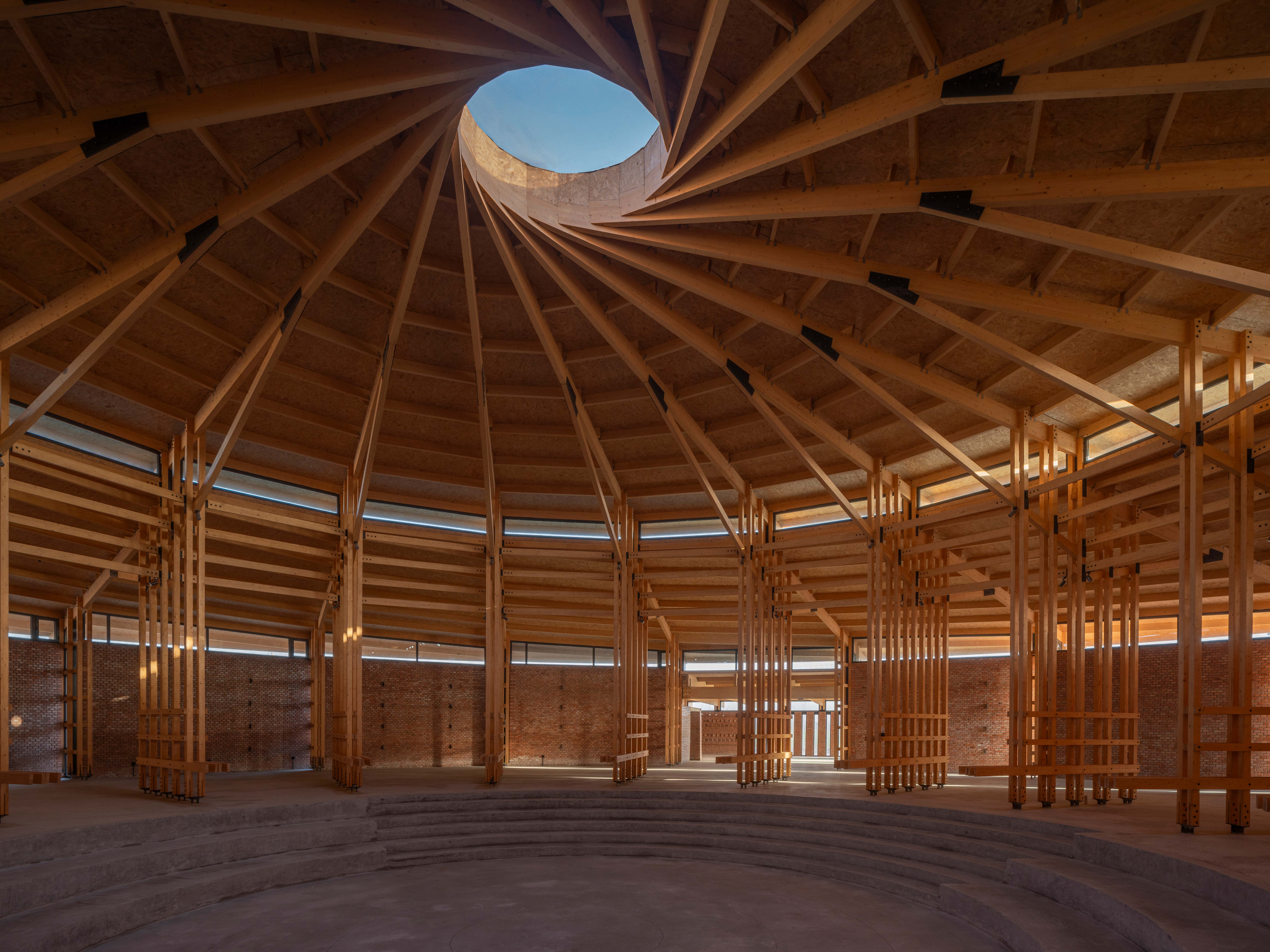 Prepared Rehmannia Root Crafts Exhibition Hall by LUO studio - Architizer
