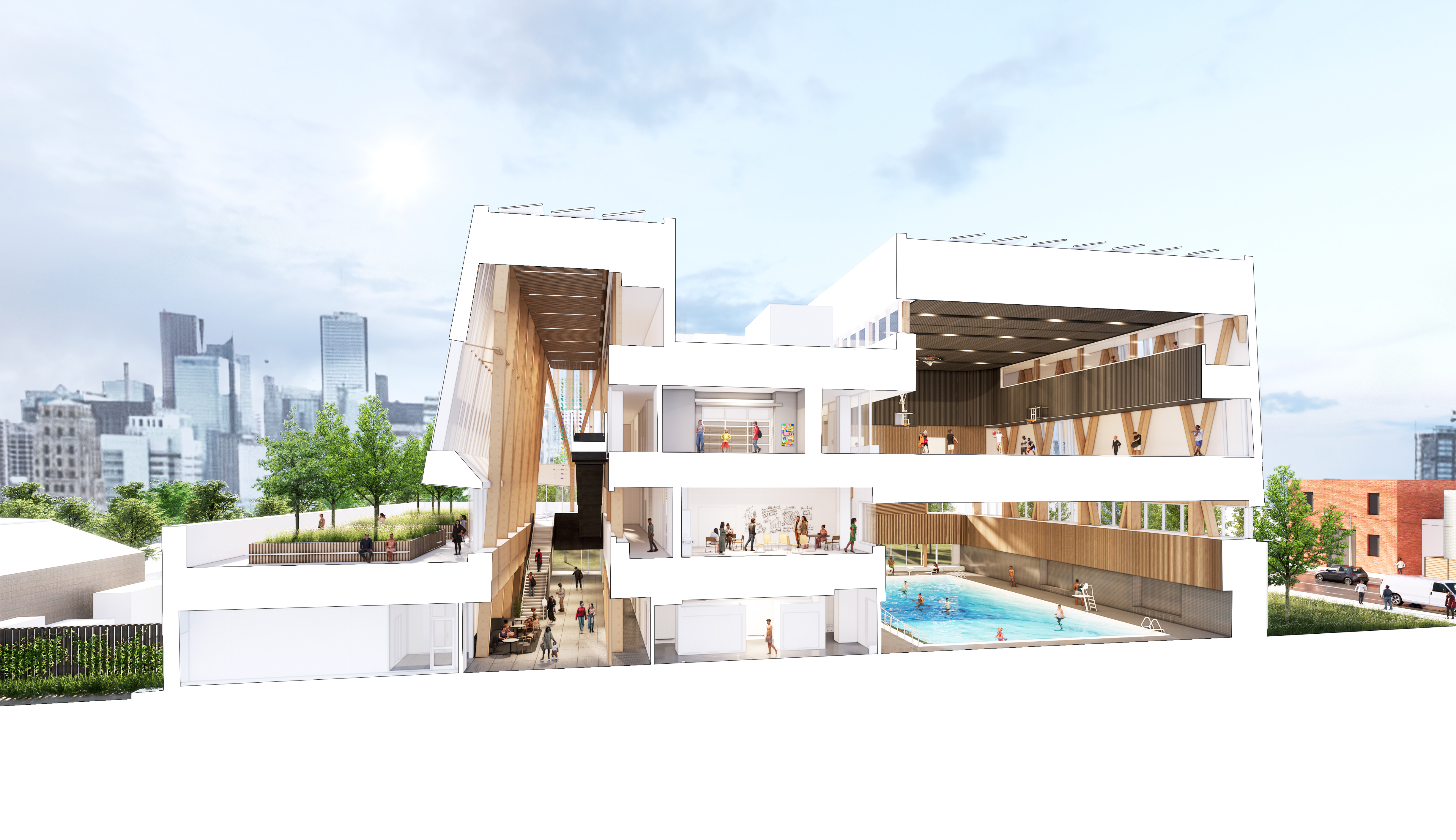 John Innes Community Recreation Centre by MJMA Architecture & Design ...