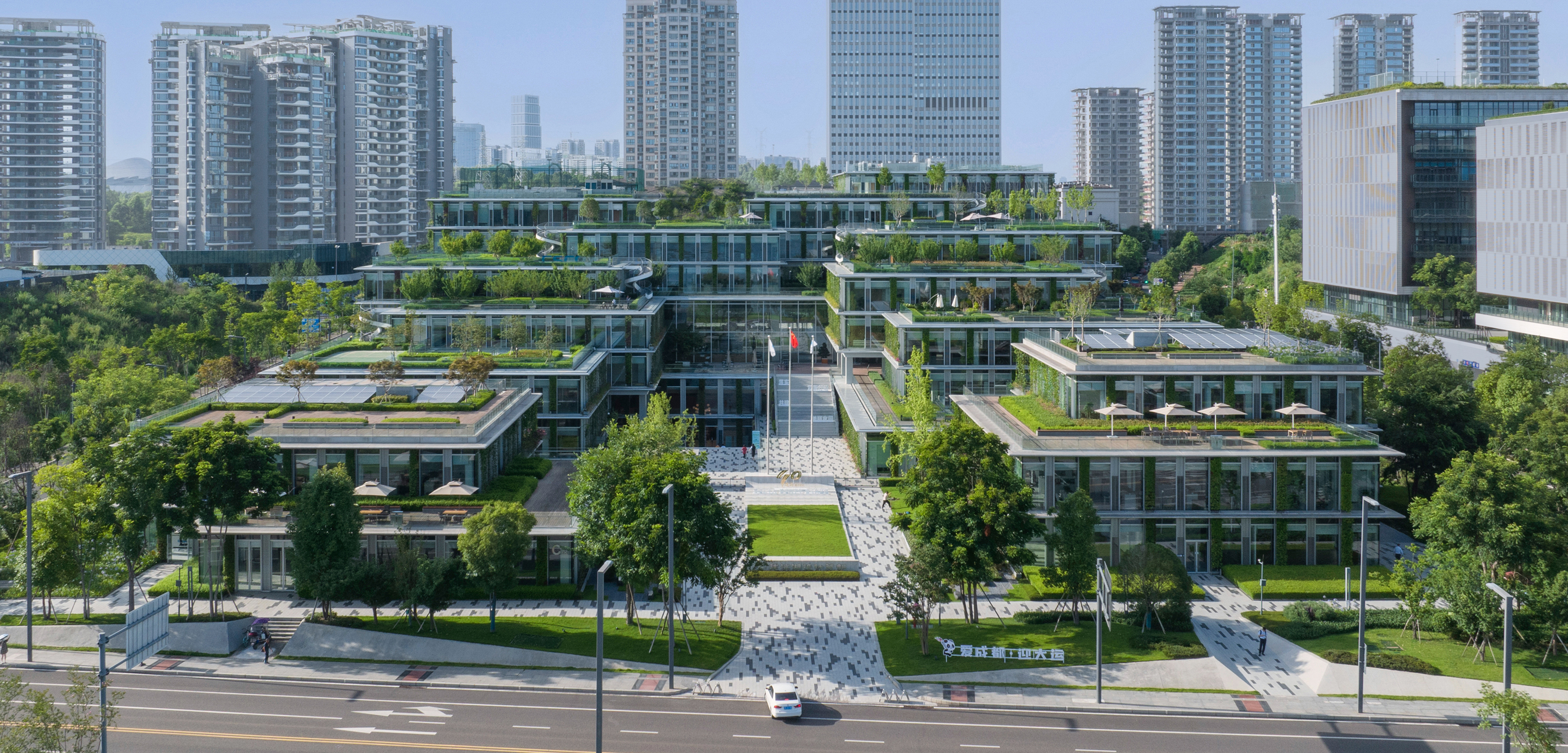 Idea 3931919: Green Module: Lakeside Headquarters by CSWADI in Chengdu ...