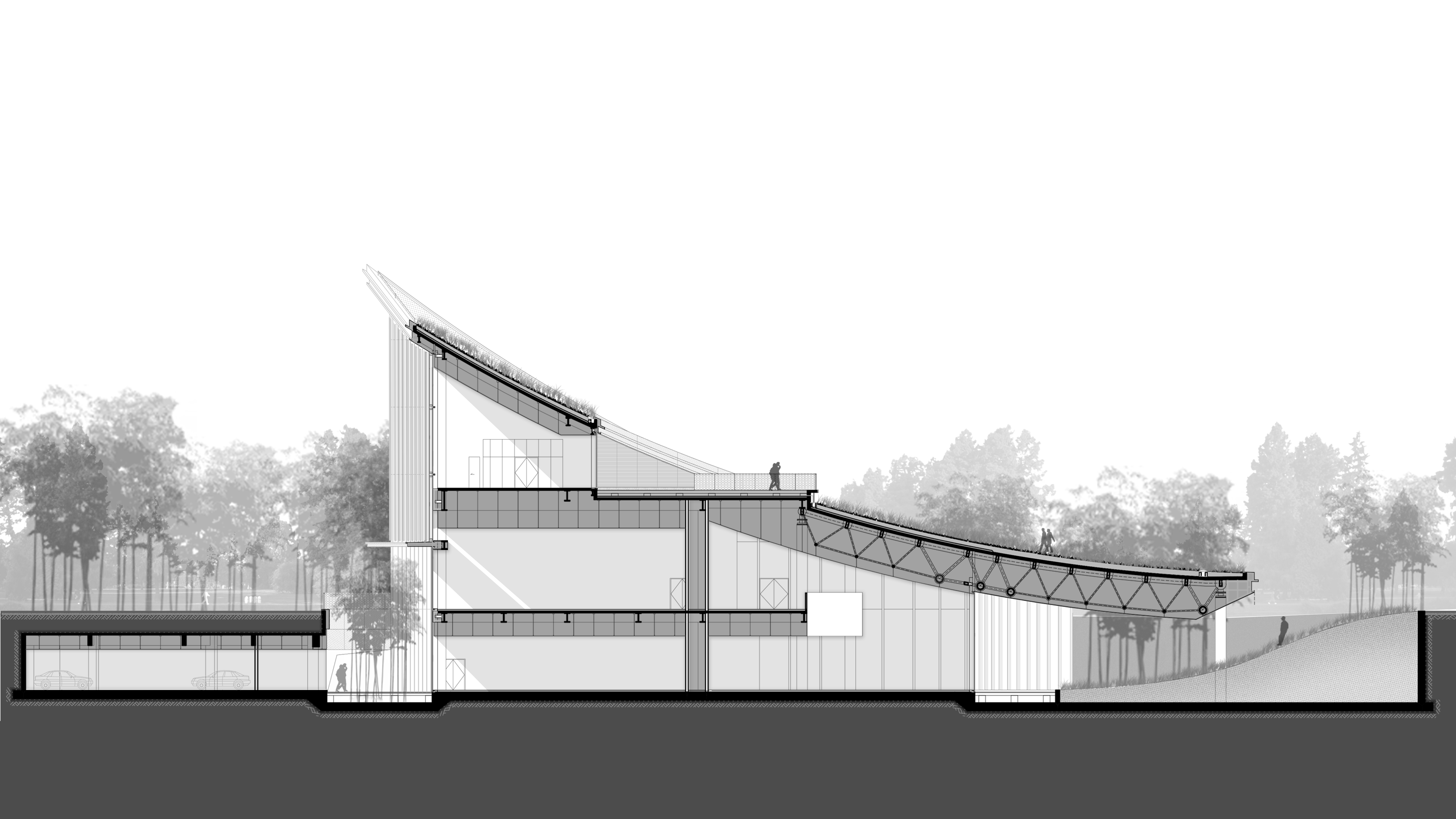Chengdu Museum of Contemporary Art, Tianfu Library of Humanity and Art ...