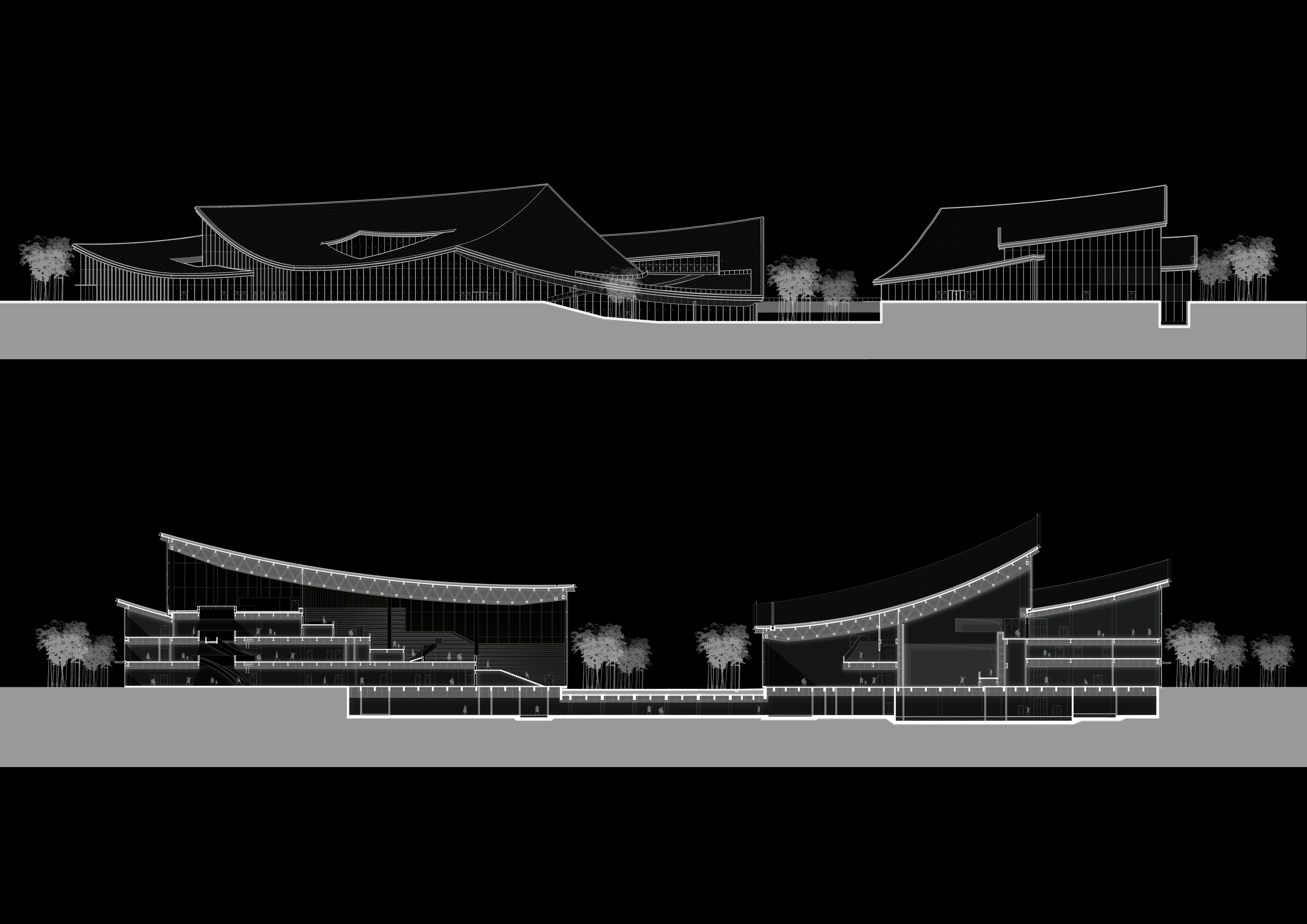 Idea 3933940: Chengdu Museum of Contemporary Art, Tianfu Library of ...