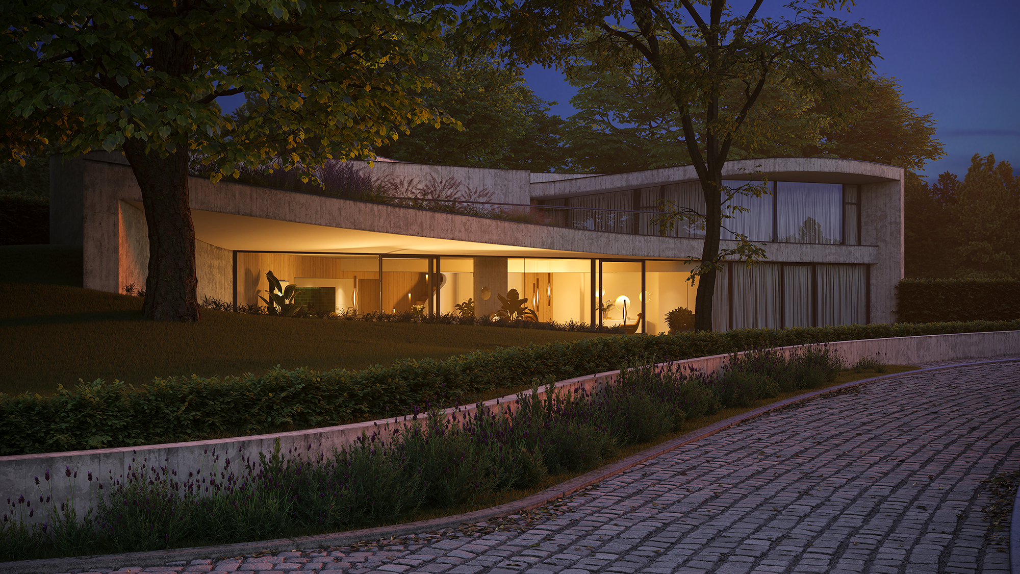 organic concrete house by CLAERHOUT - VAN BIERVLIET ARCHITECTS - Architizer