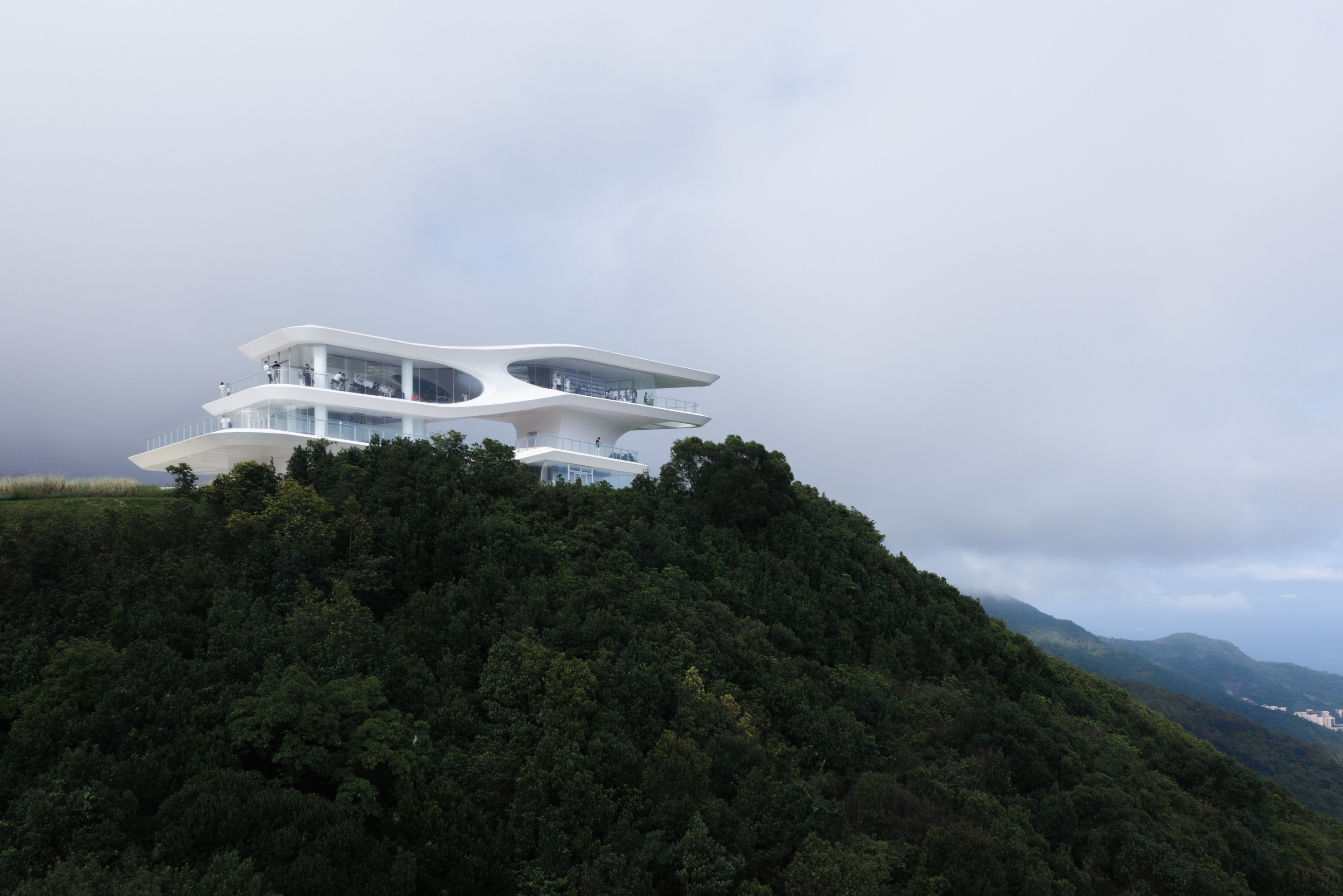 Yunhai Forest Service Station by line+ studio - Architizer