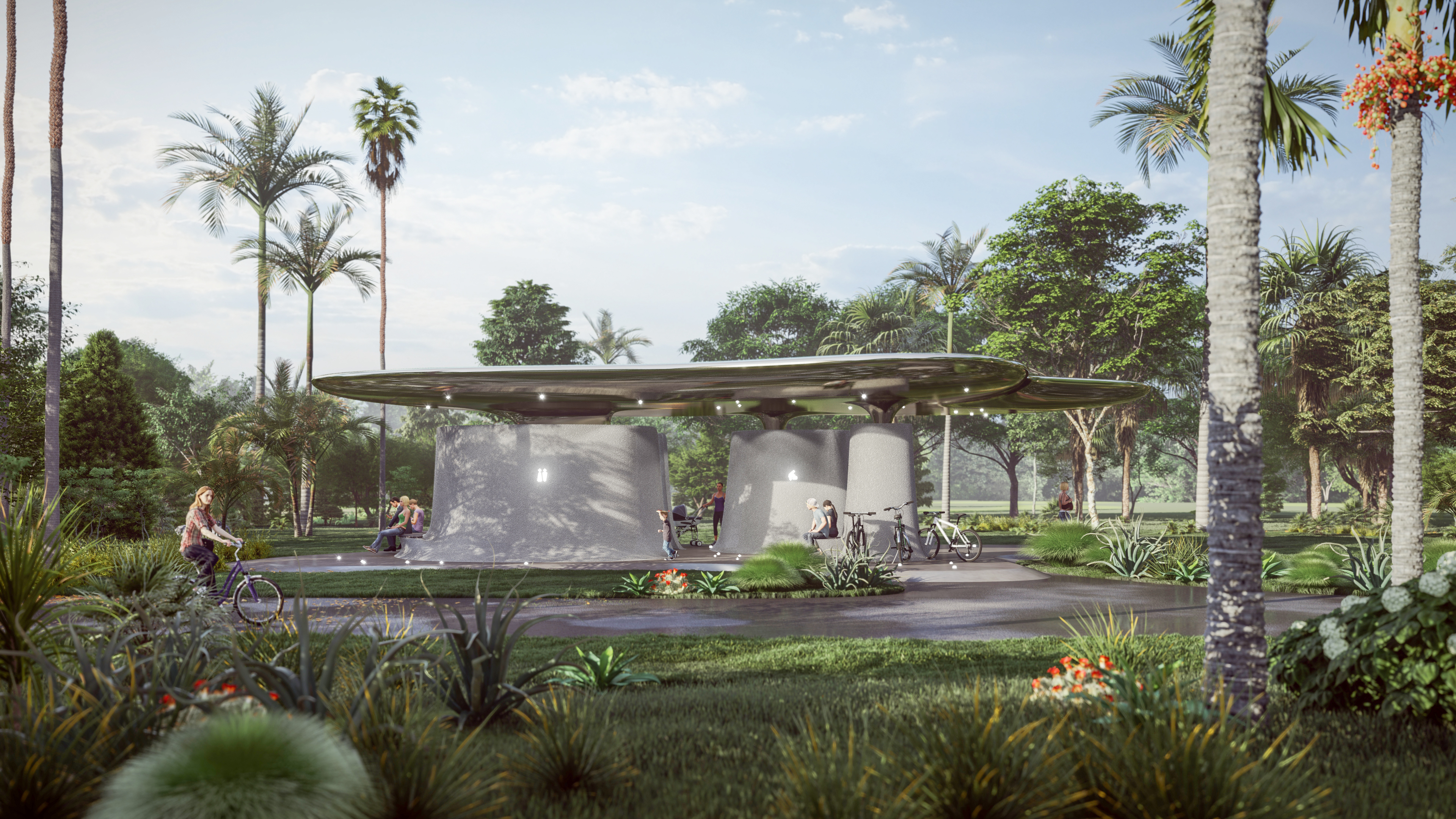 Sculptural Pavilions by the sea by WAY Studio - Architizer