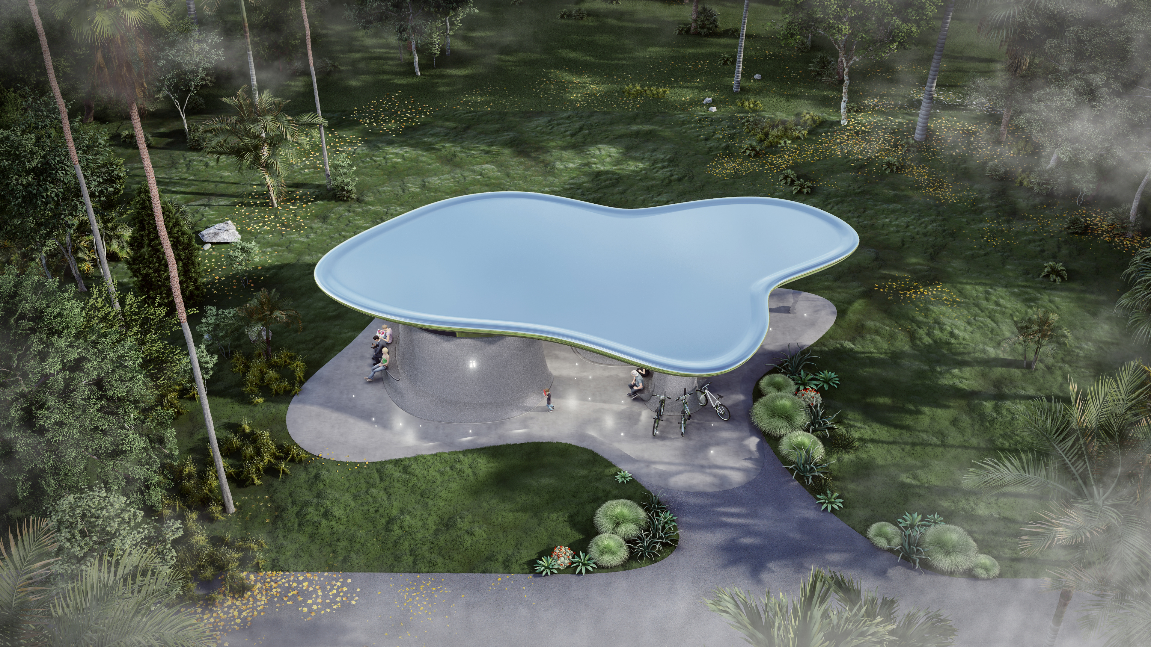 Sculptural Pavilions by the sea by WAY Studio - Architizer