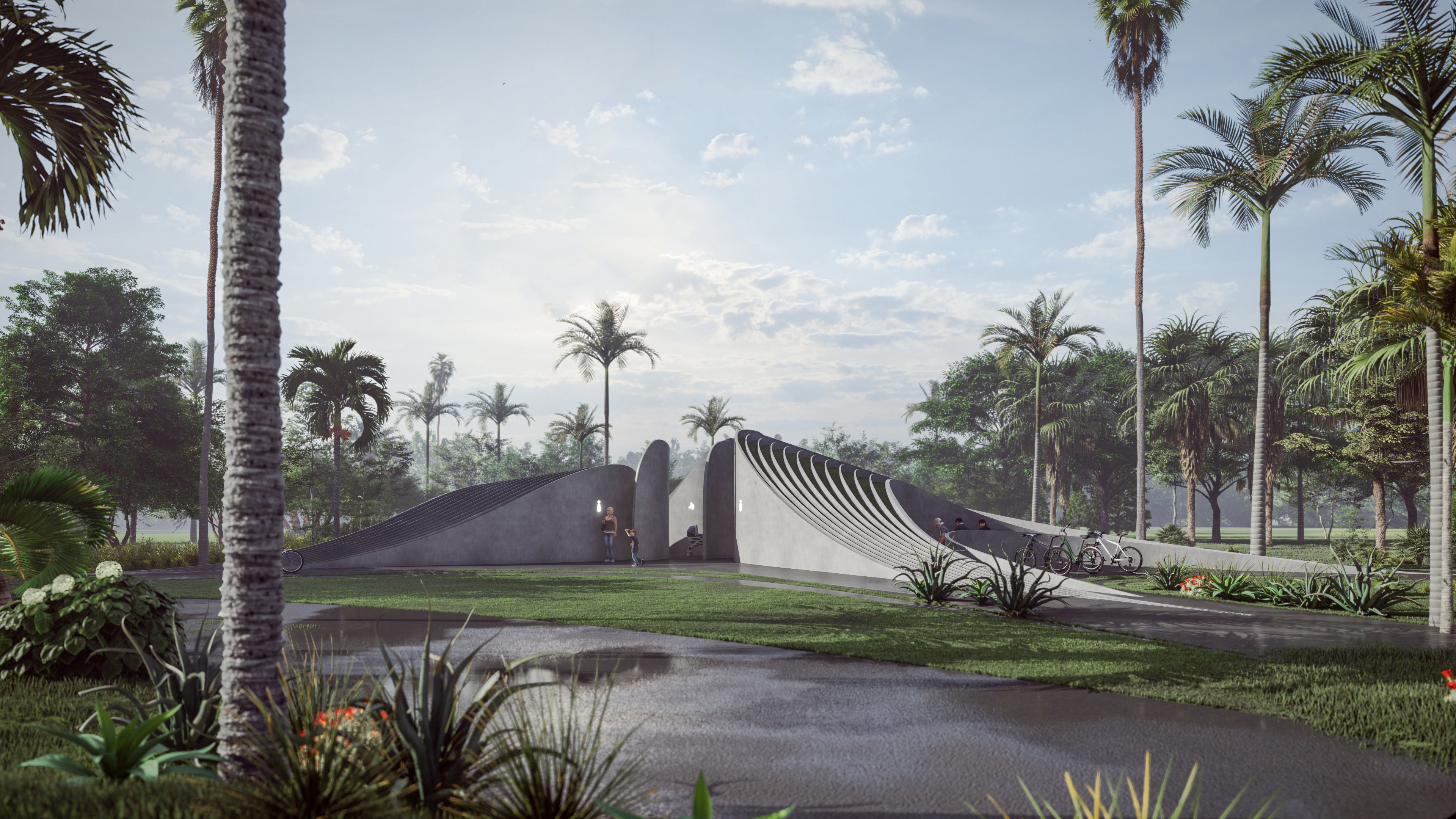 Sculptural Pavilions by the sea by WAY Studio - Architizer