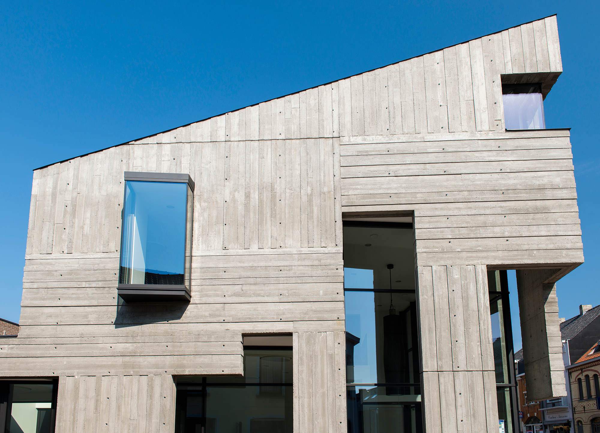 concrete office by CLAERHOUT - VAN BIERVLIET ARCHITECTS - Architizer