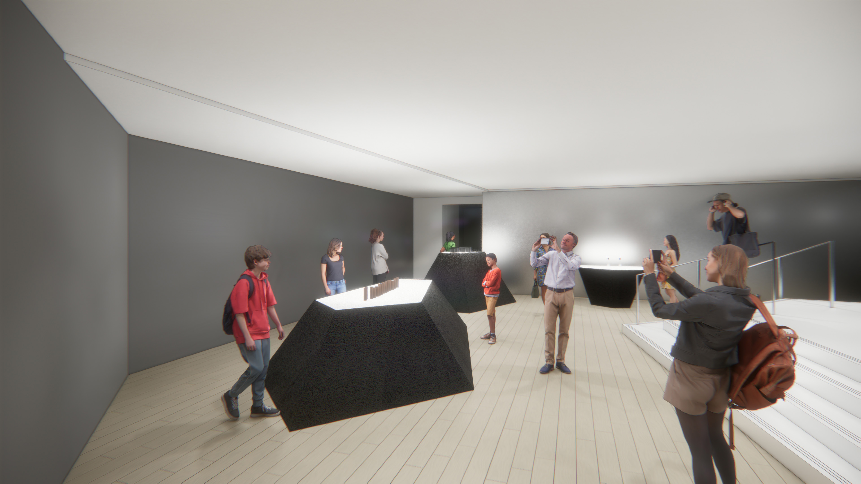 “ile noire" Manuel Mathieu Exhibition Design by WAY Studio - Architizer