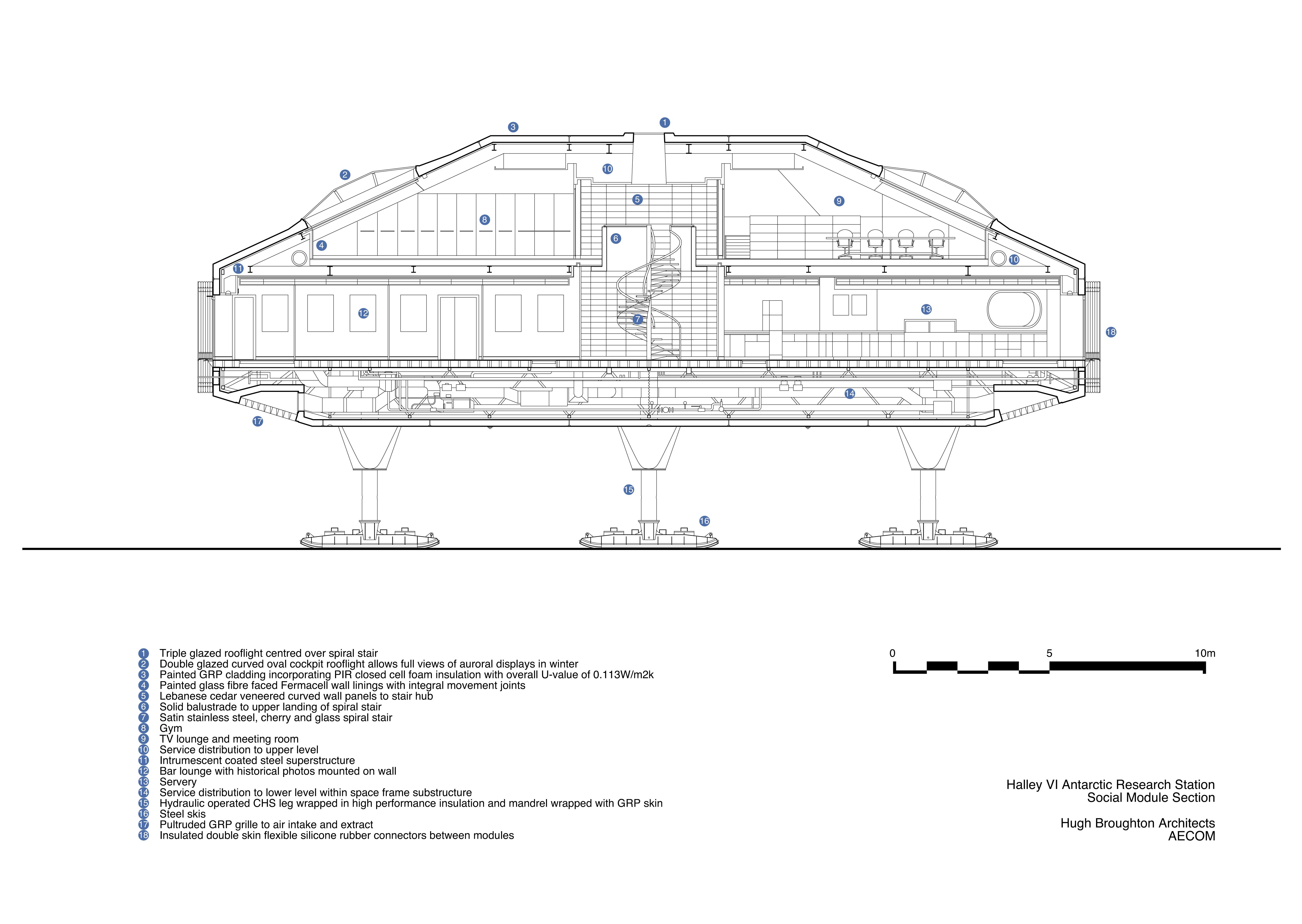 Halley VI Antarctic Research Station by Hugh Broughton Architects ...