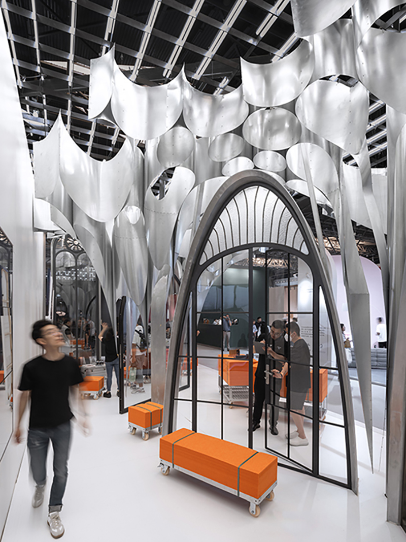 The Metal Metal Pavilion by Atelier Zeros - Architizer