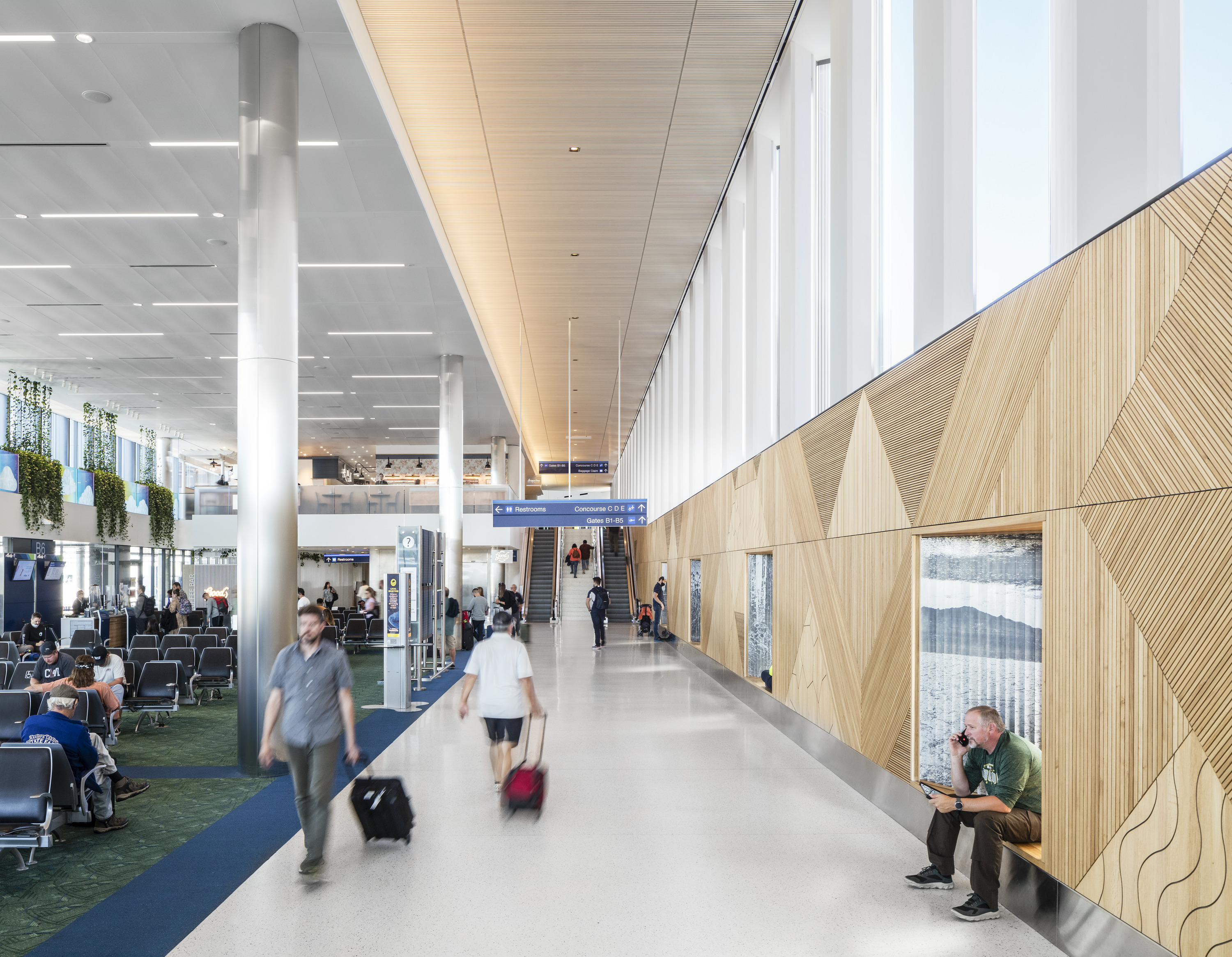 Portland International Airport, Concourse B by ZGF Architects - Architizer