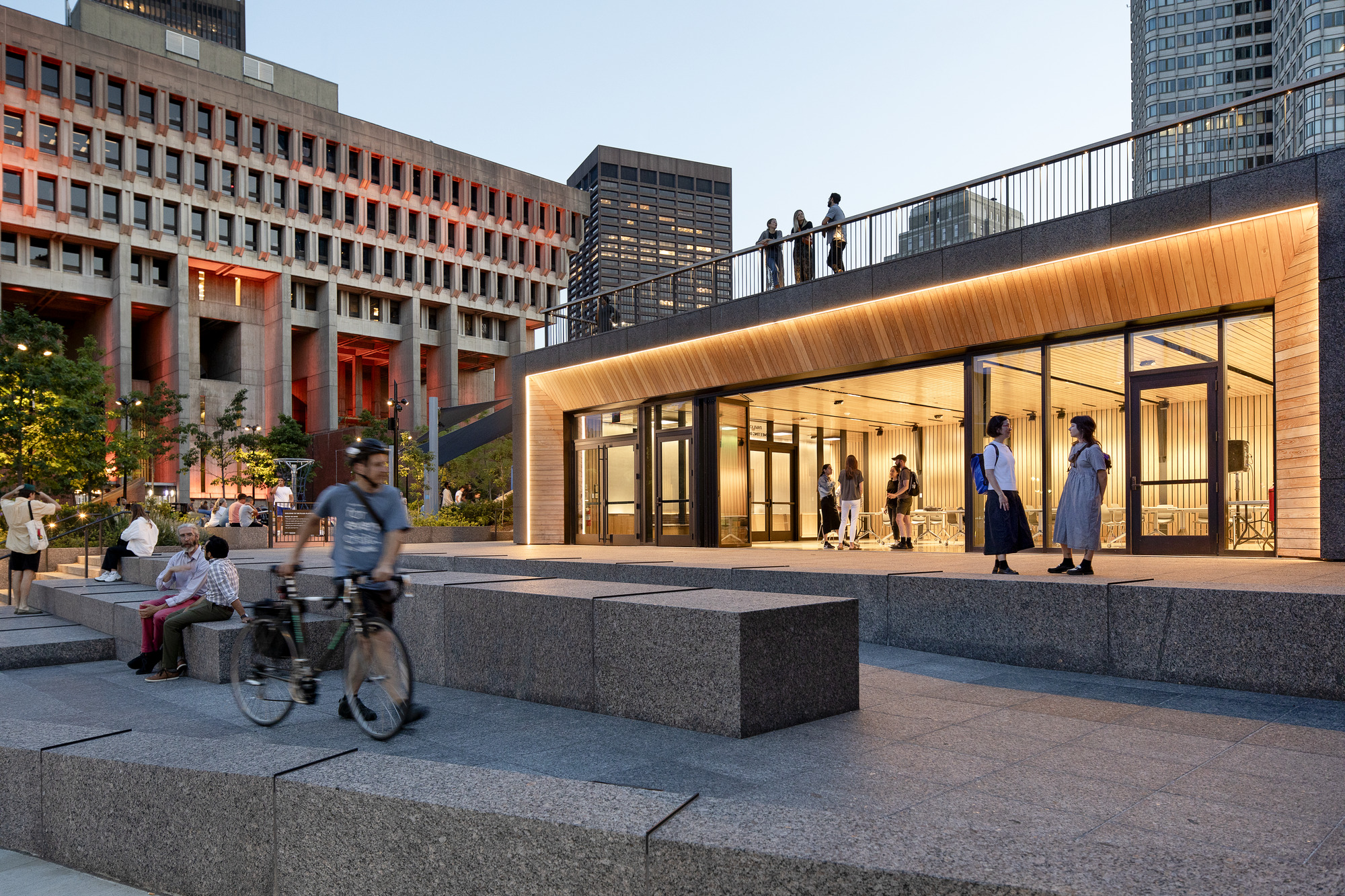 Boston City Hall Plaza by Sasaki - Architizer