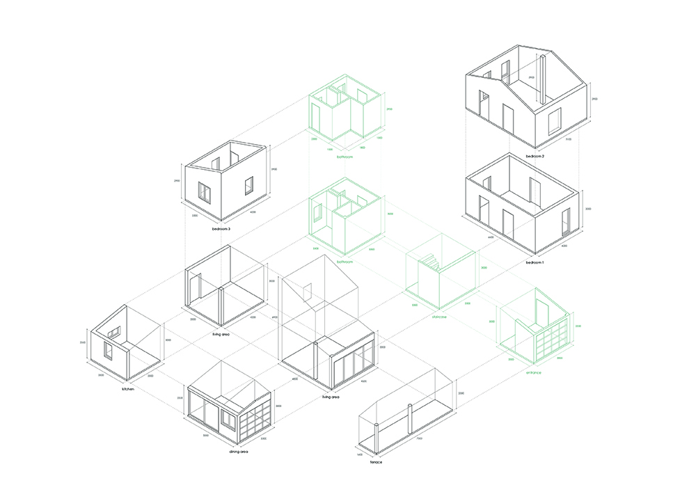 W House: Spatial Experimentation and Proportioning of the Home with ...