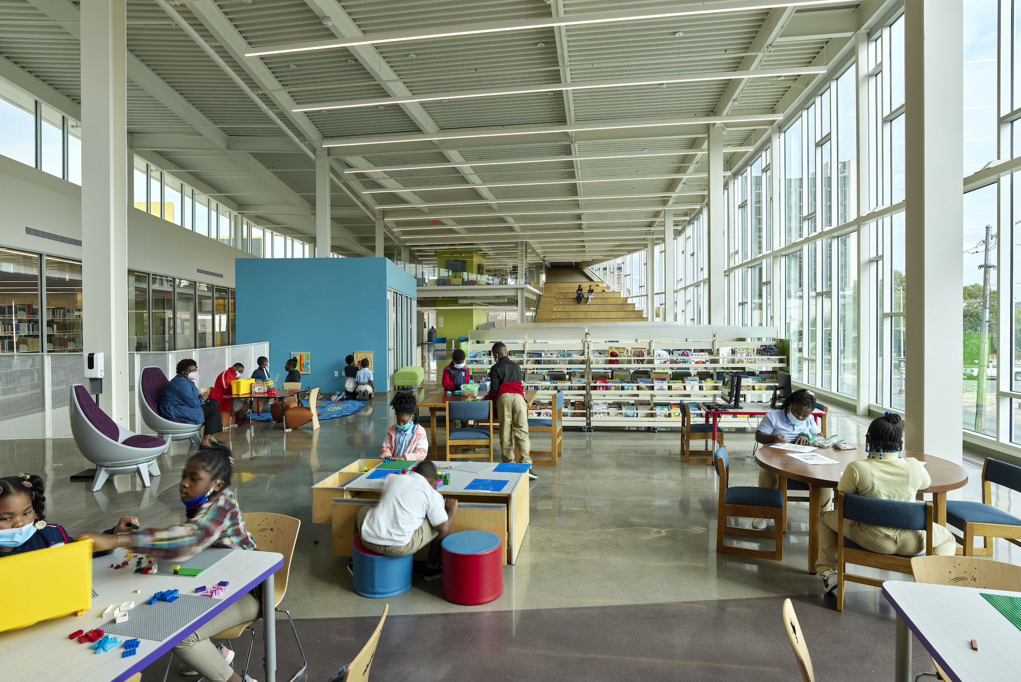 Pine Bluff Main Library by Polk Stanley Wilcox Architects - Architizer