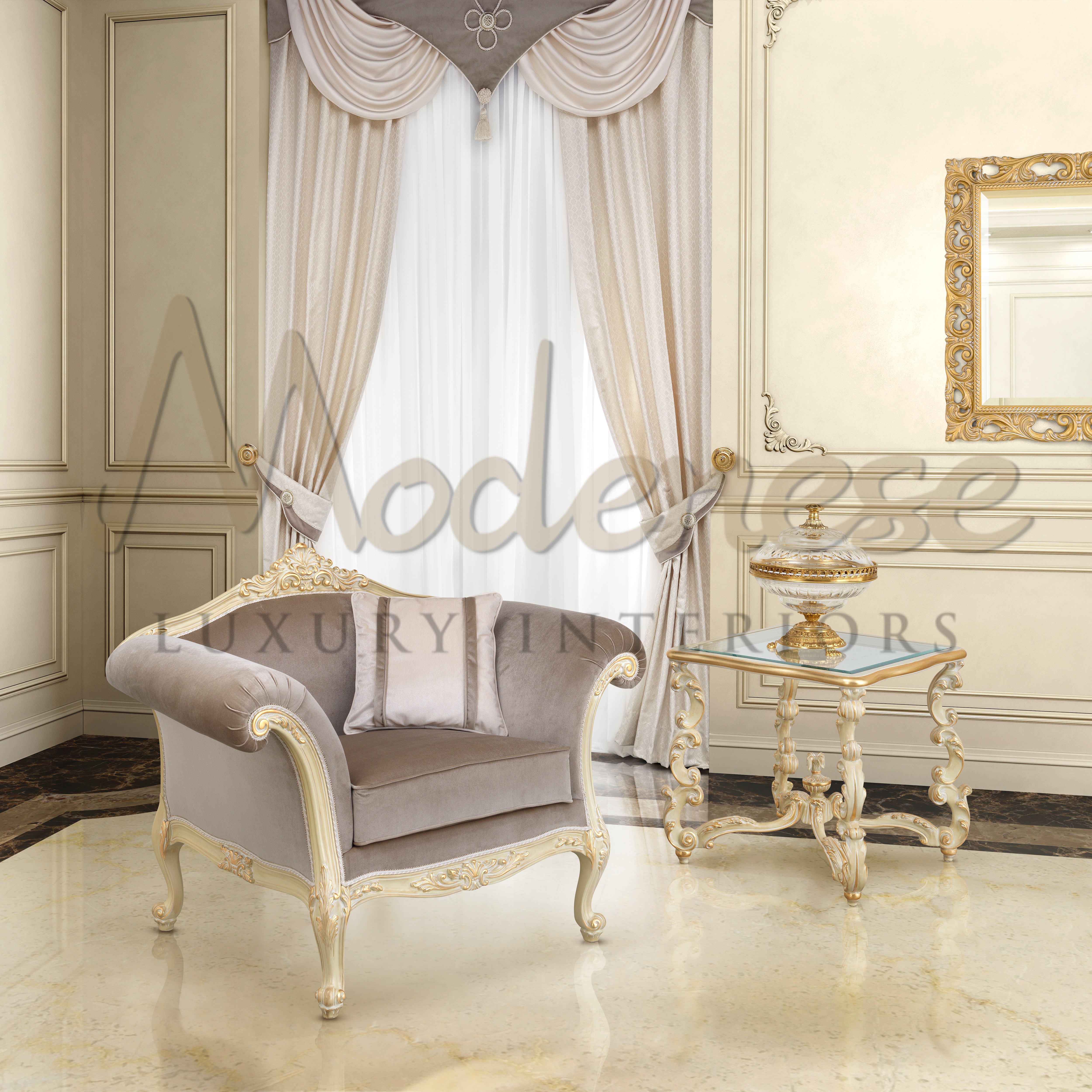 Italian Furniture For Classic Villa by MODENESE Luxury Interiors ...