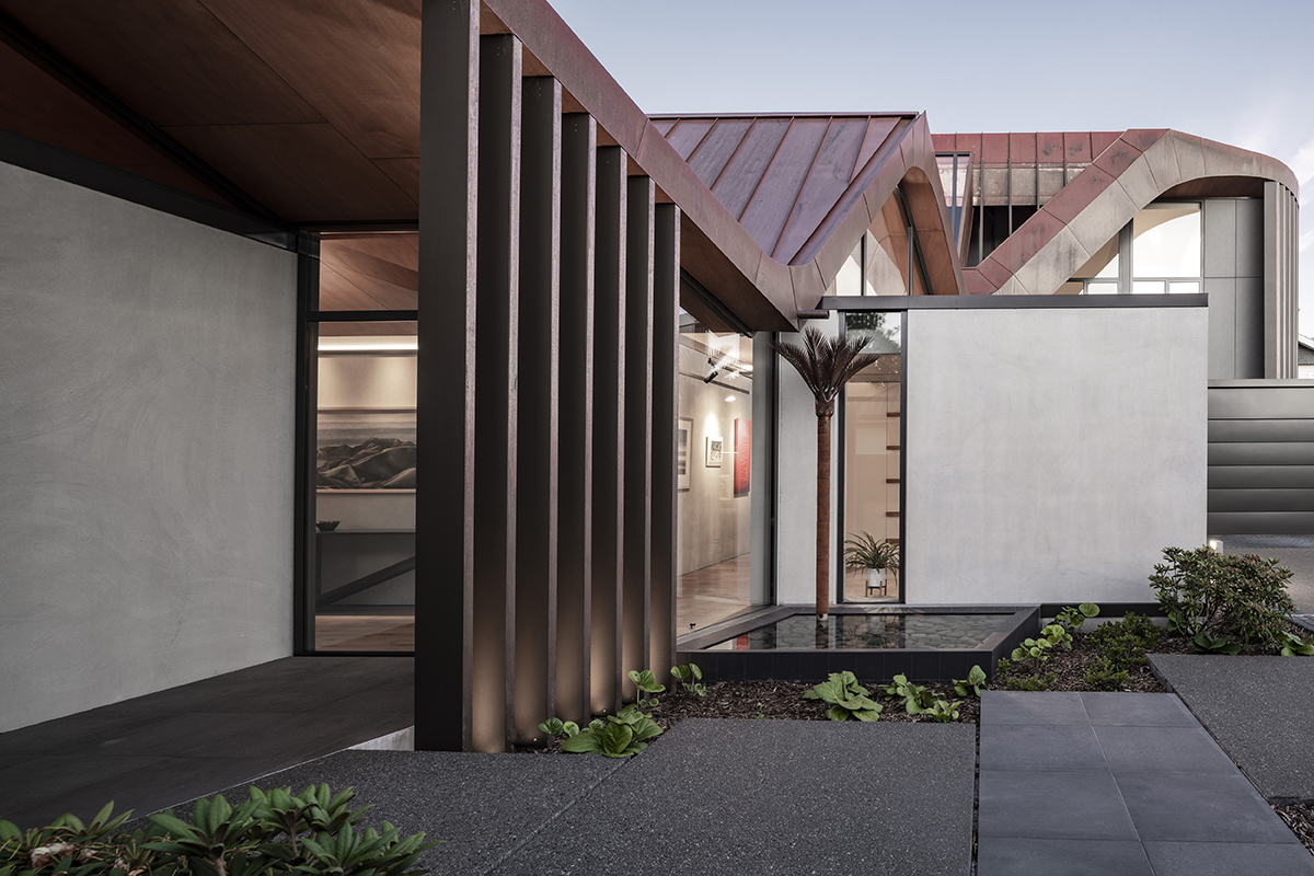 Concrete Copper Home by South Architects Limited - Architizer